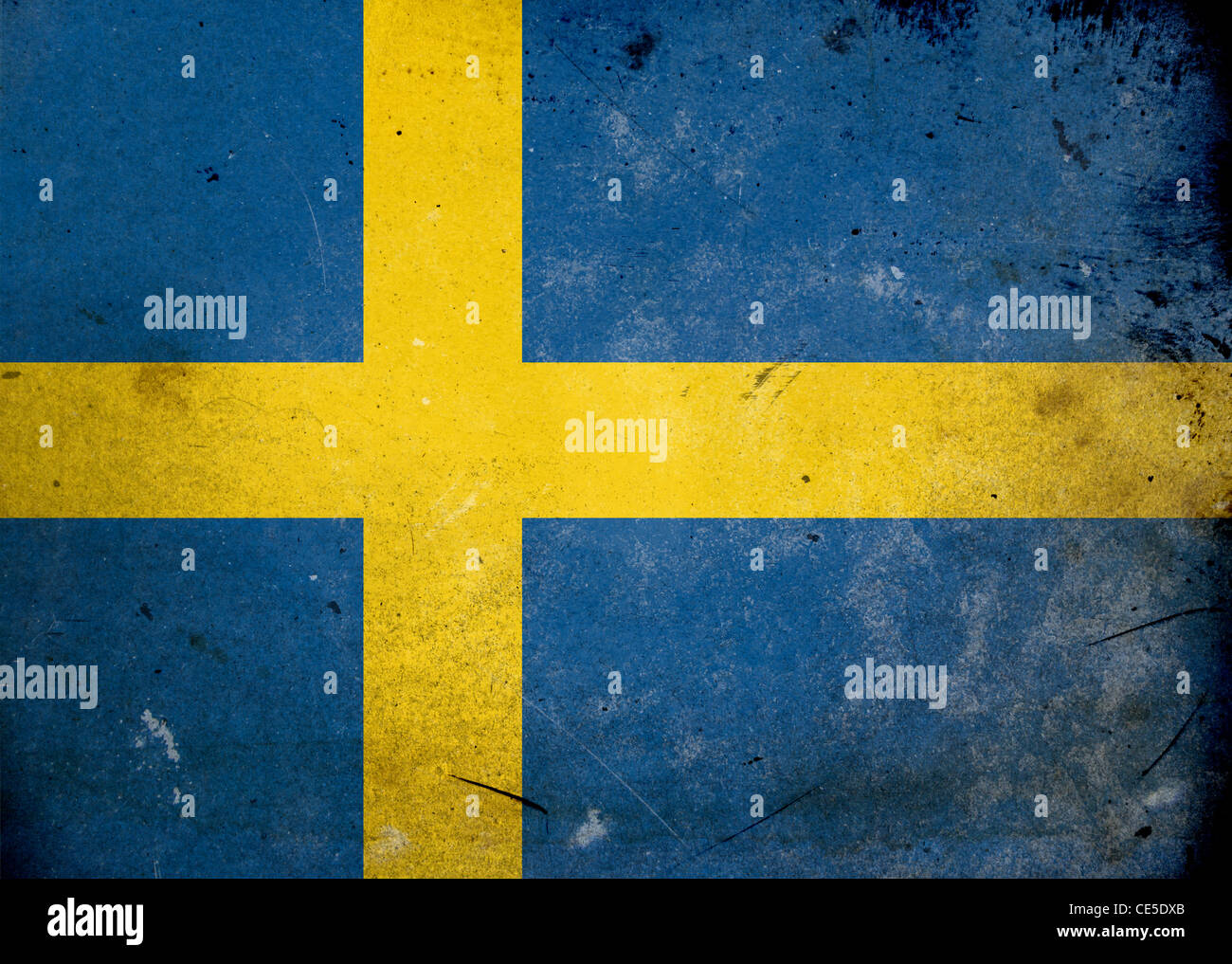 Flag on old and vintage grunge texture Stock Photo - Alamy