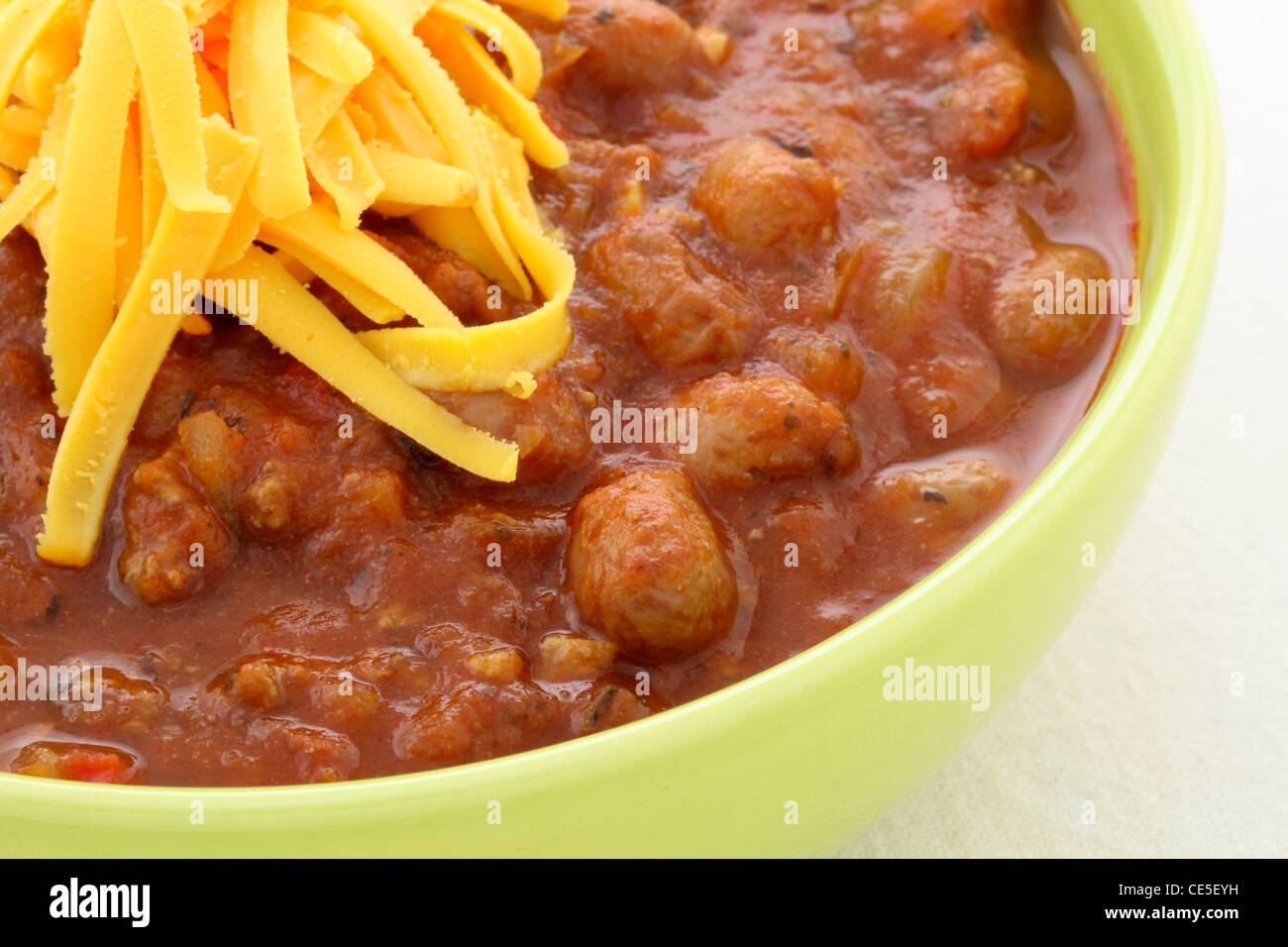 delicious chili beans or chili con carne made with fresh ground beef ...