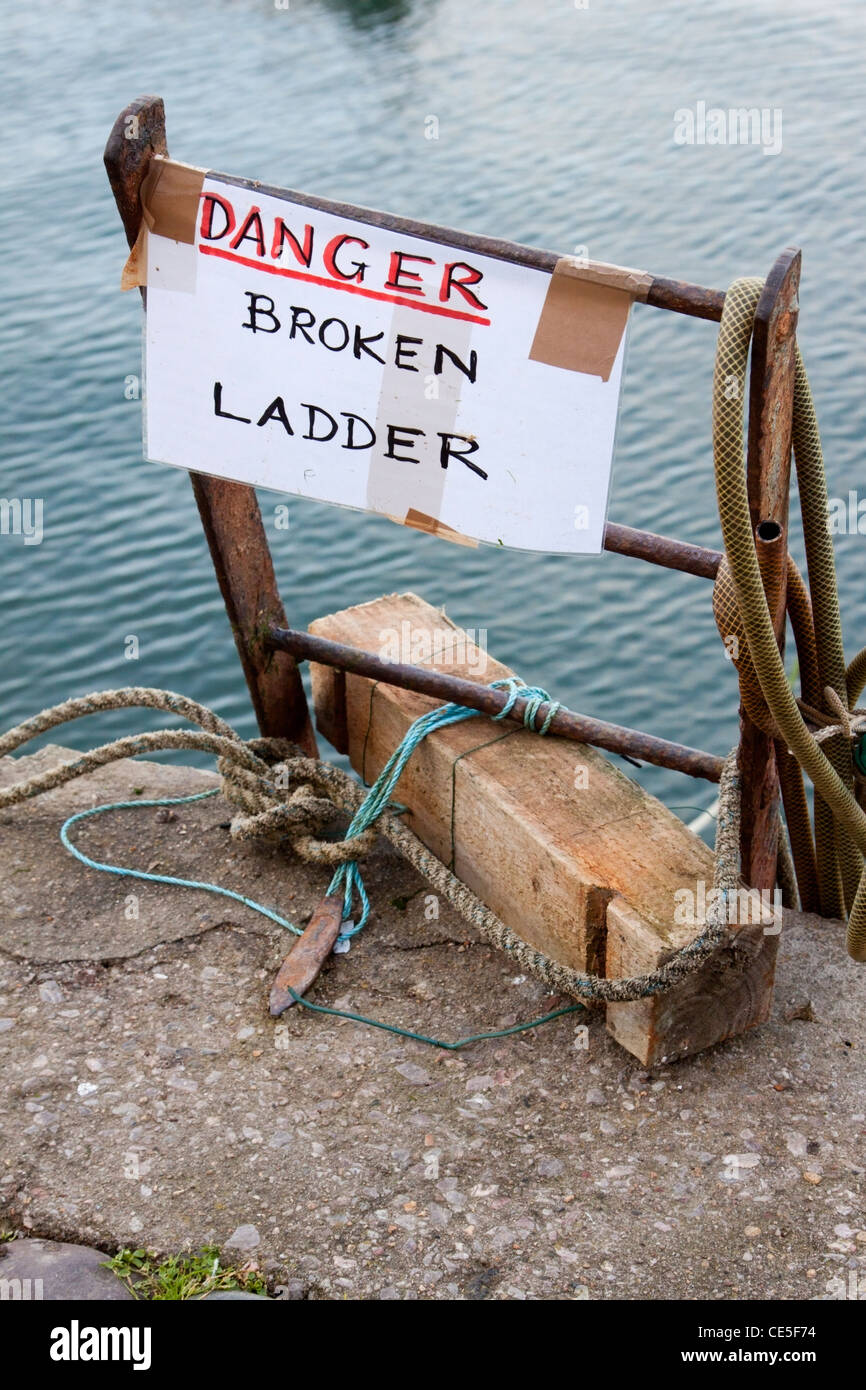 Broken ladder hi-res stock photography and images - Alamy