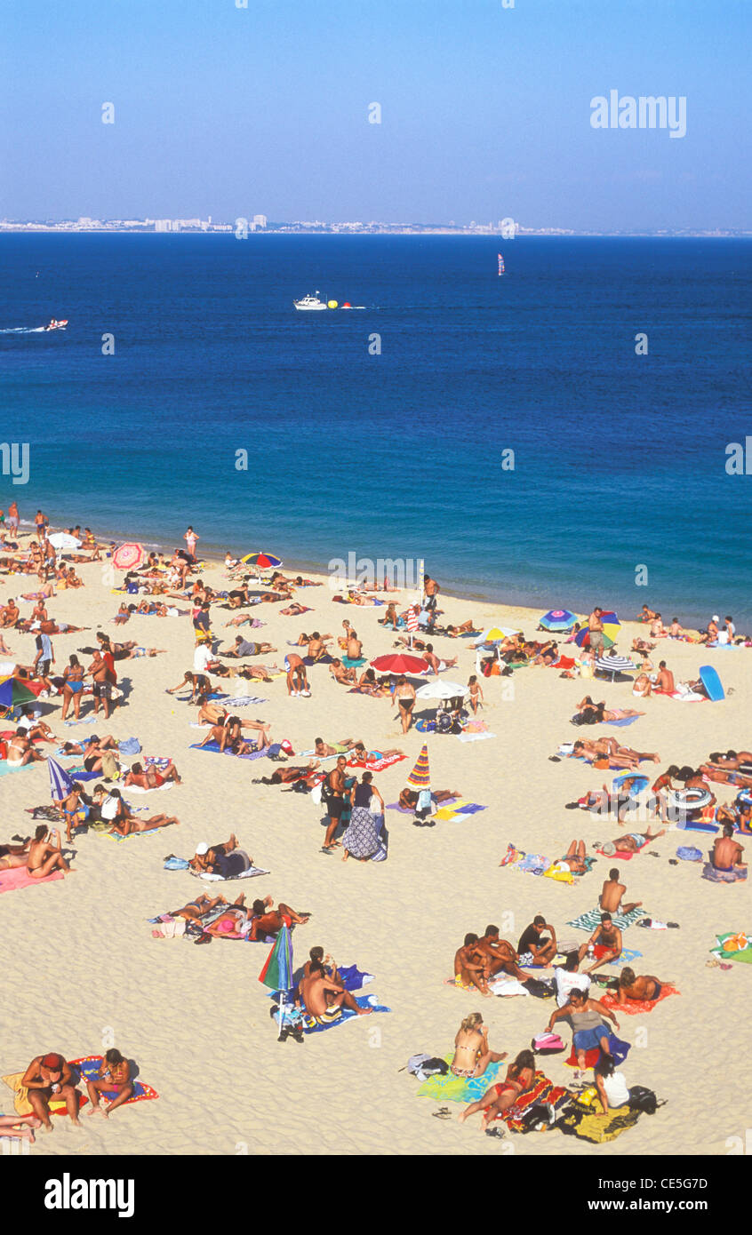 European Beaches With People