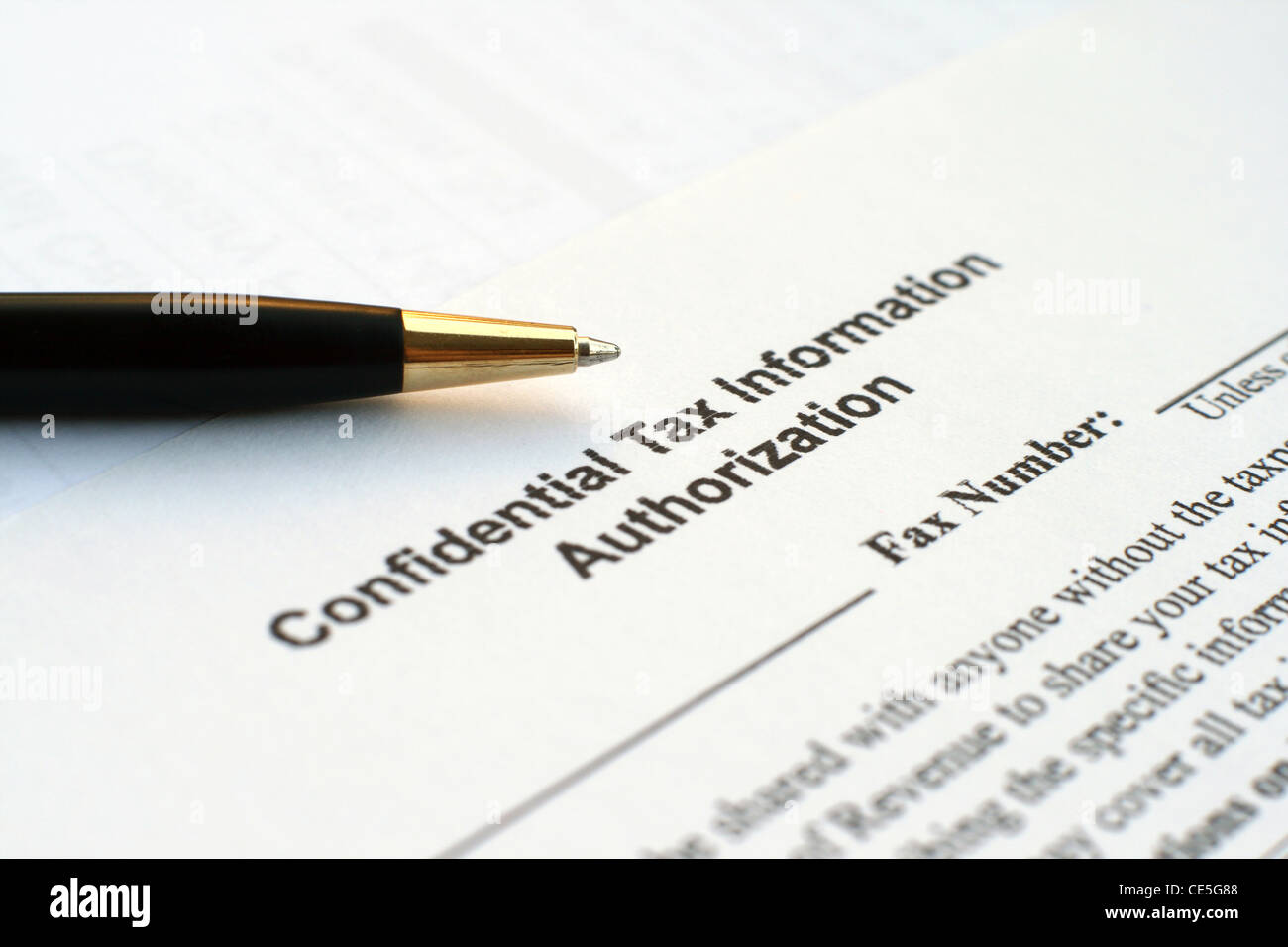 Confidential document information personal hi-res stock photography and ...