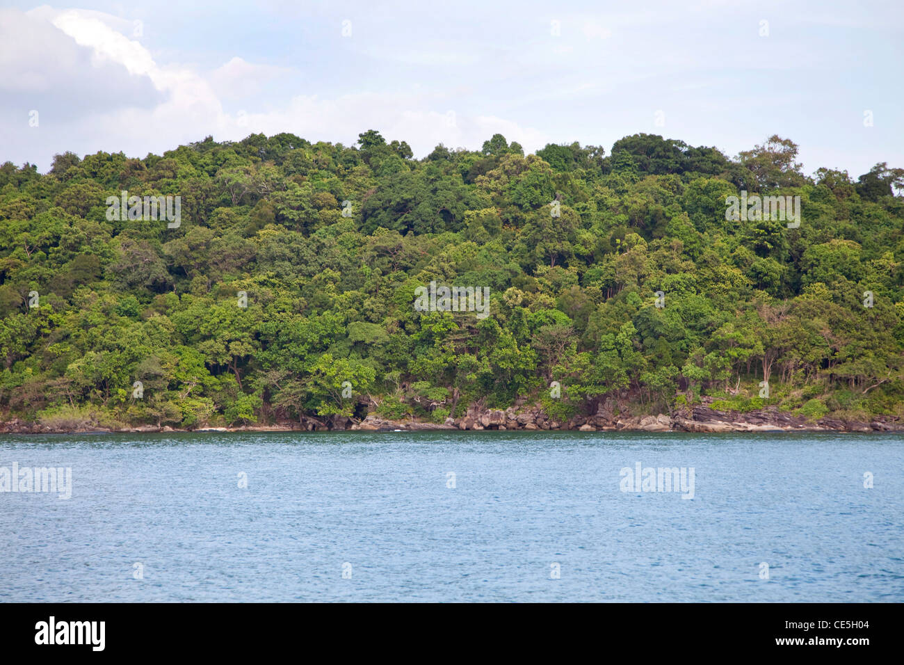 Tropical island in Koh Rong archipelago, Sihanoukville, Gulf of ...