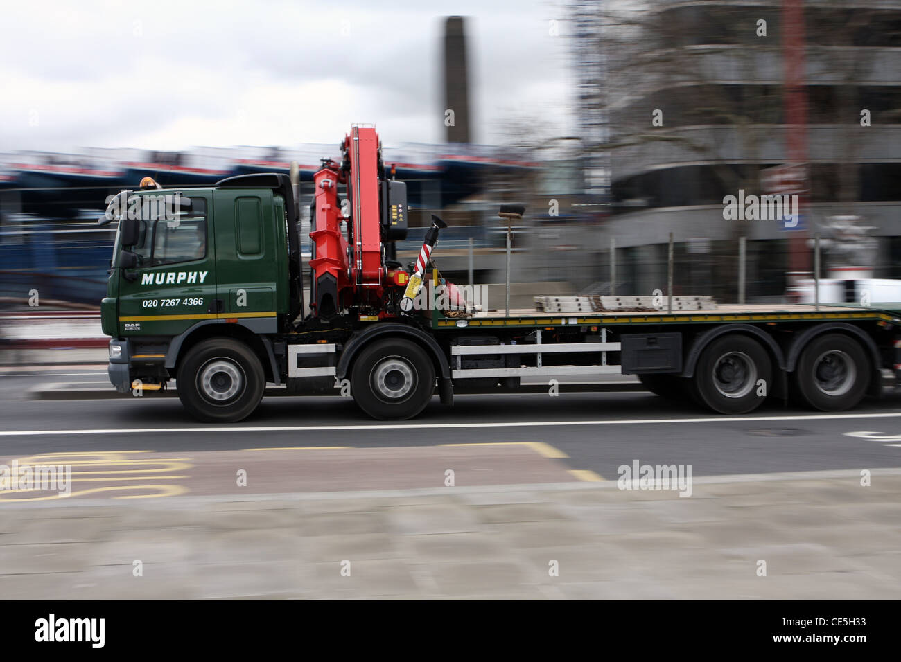 Flatbed truck flatbed articulated lorry hi-res stock photography and ...