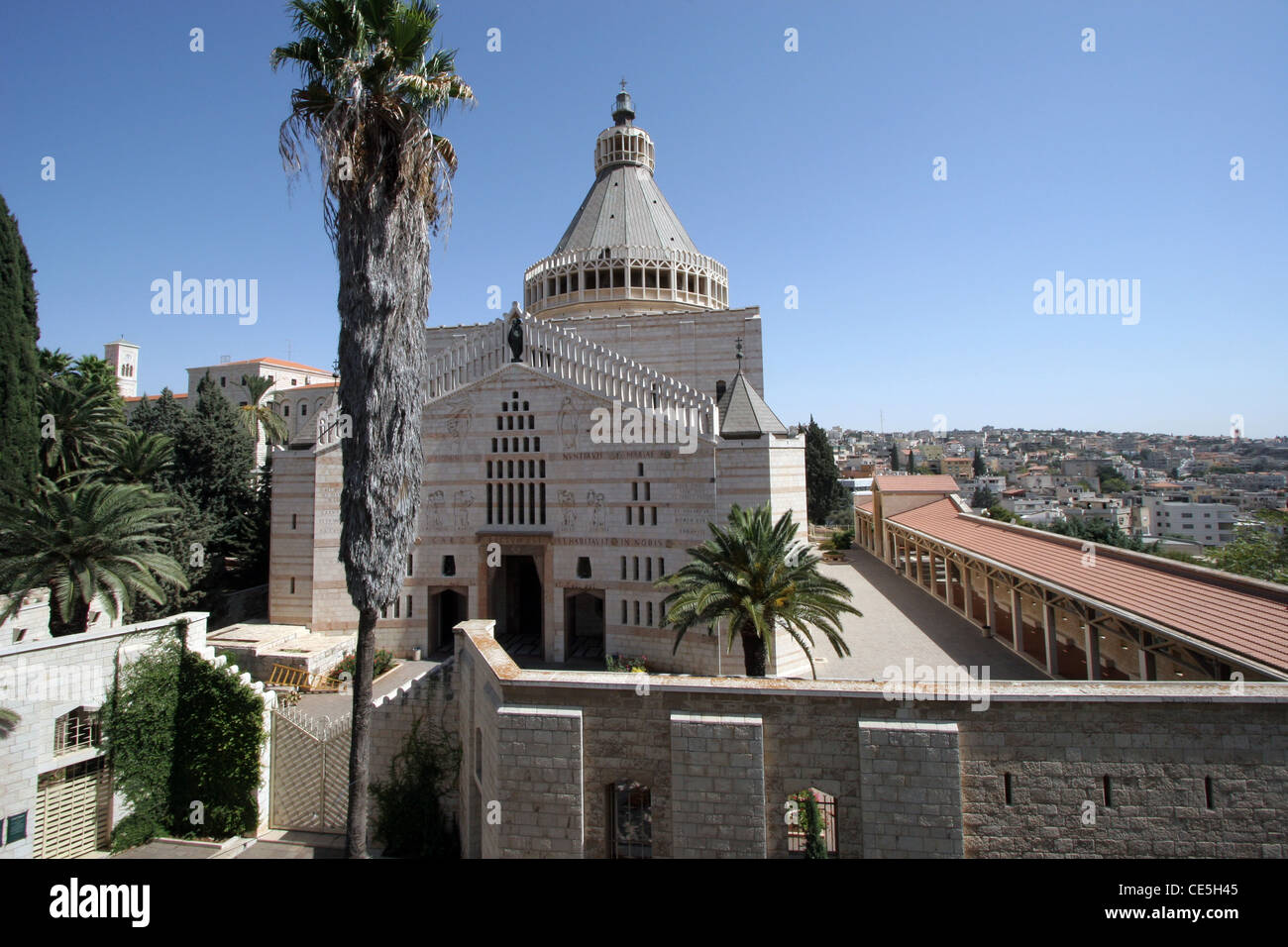 Basilica of the Annunciation, Nazareth Stock Photo - Alamy