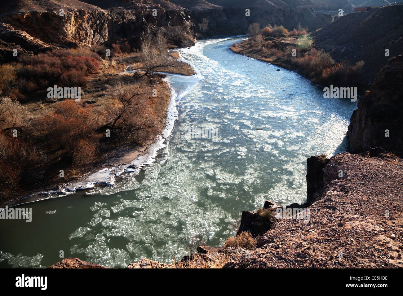 Charyn canyon river hi-res stock photography and images - Alamy