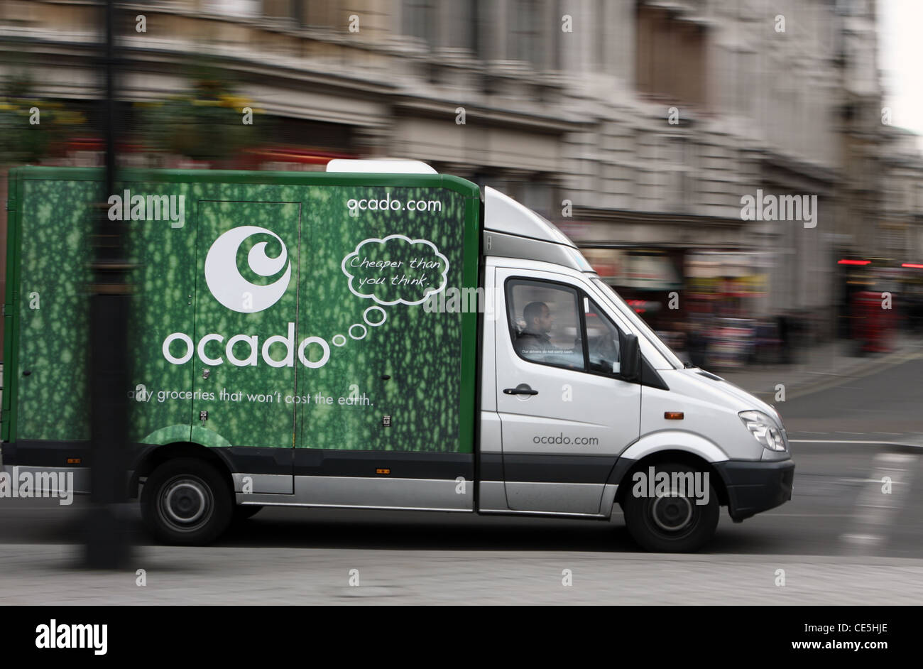 Ocado Delivery Van With Groceries High Resolution Stock Photography and ...