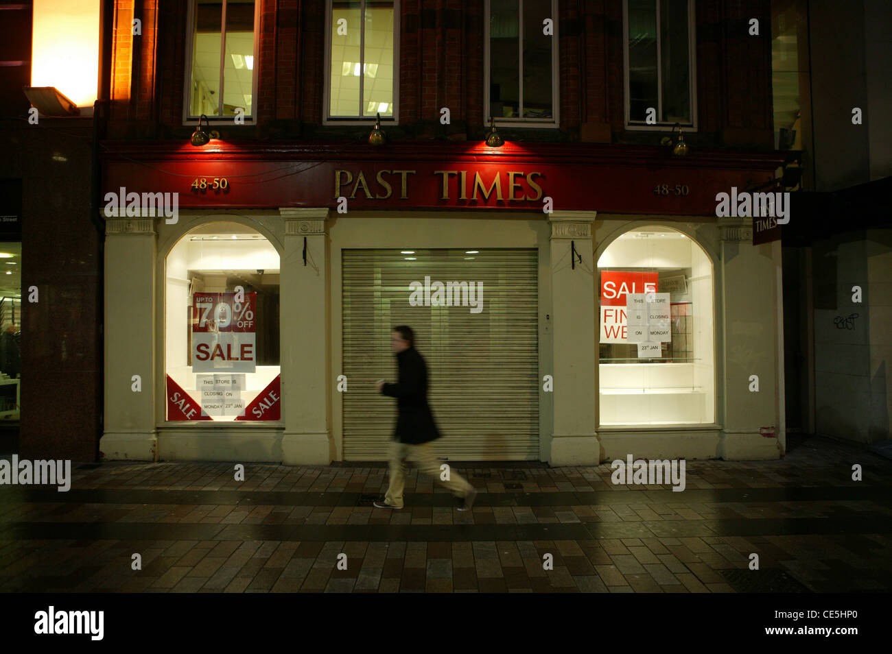 A Shop Ironically called "Past Times" which sold goods with nostalgic ...