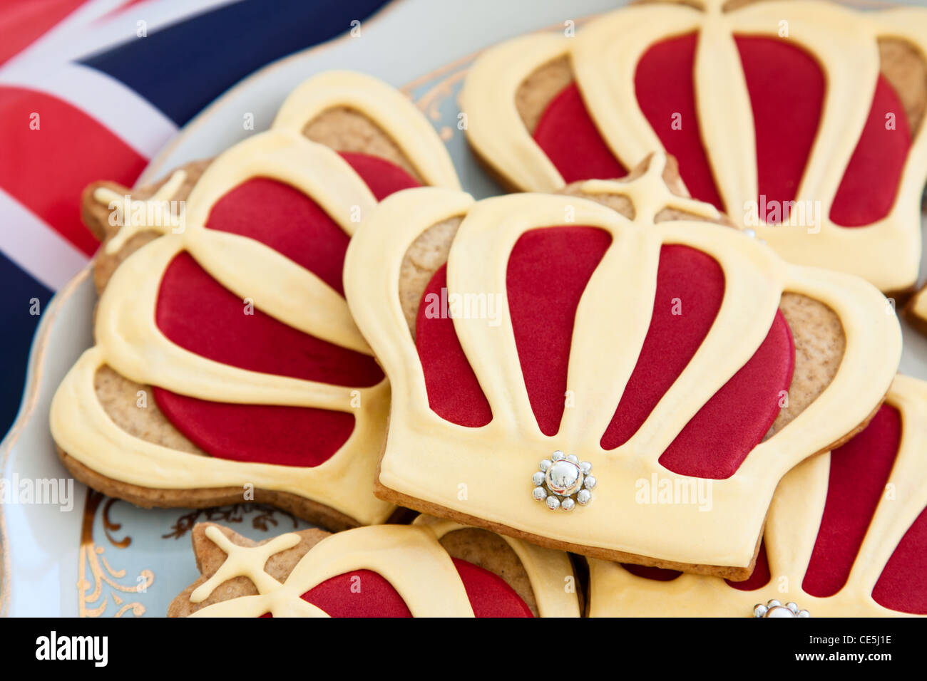 Royal wedding cookies Stock Photo - Alamy