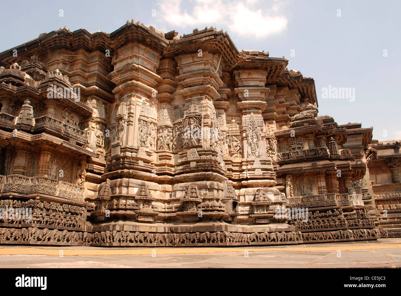 chennakeshava temple at belur,karnataka,india. this hoysala temple is ...