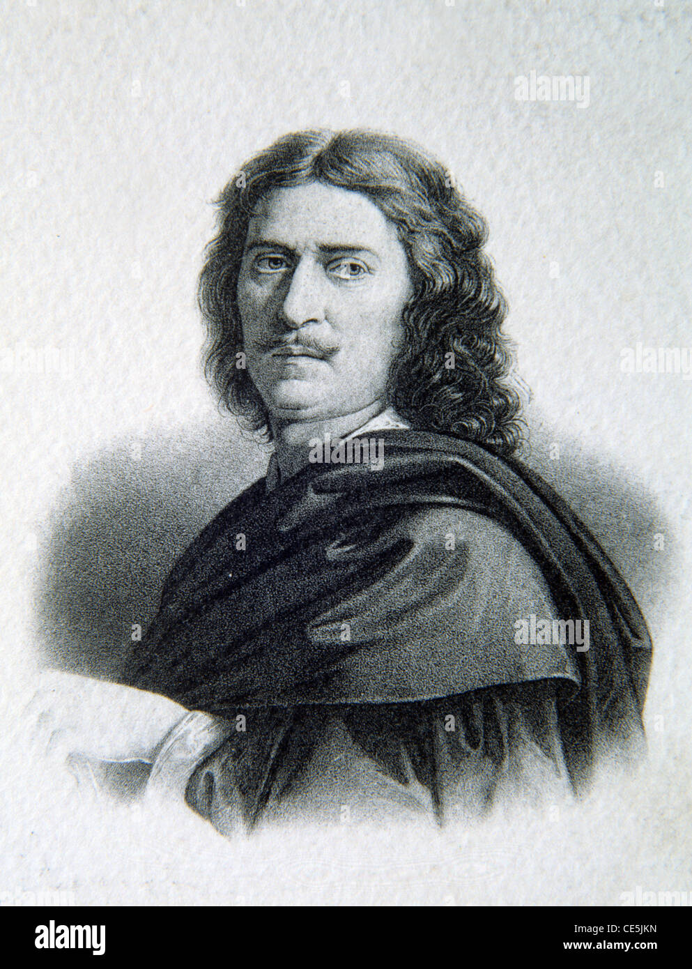 Nicolas Poussin (1594-1665) French Painter. Portrait Stock Photo - Alamy
