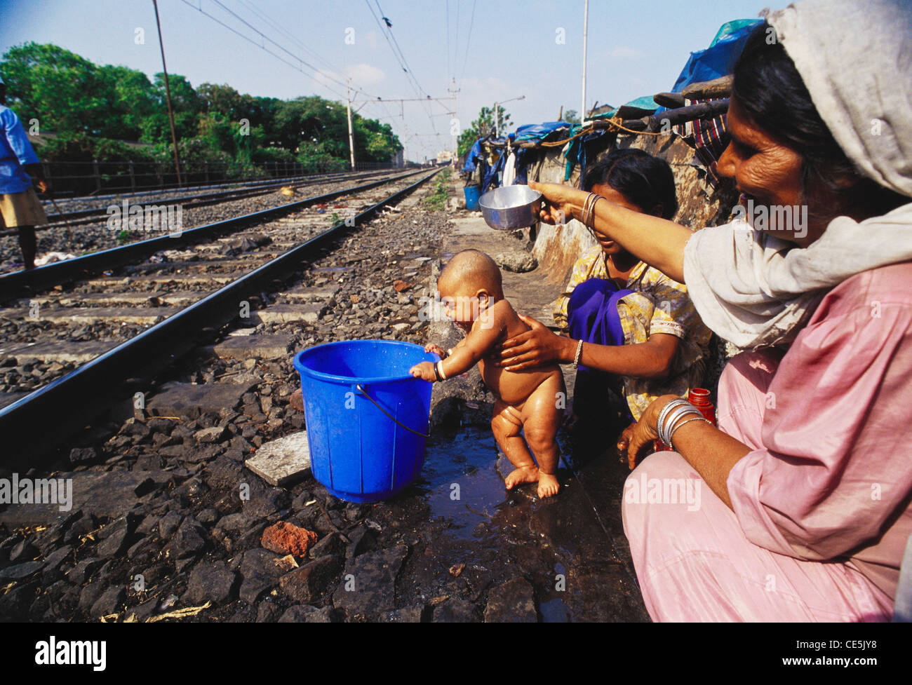Slum Bathing