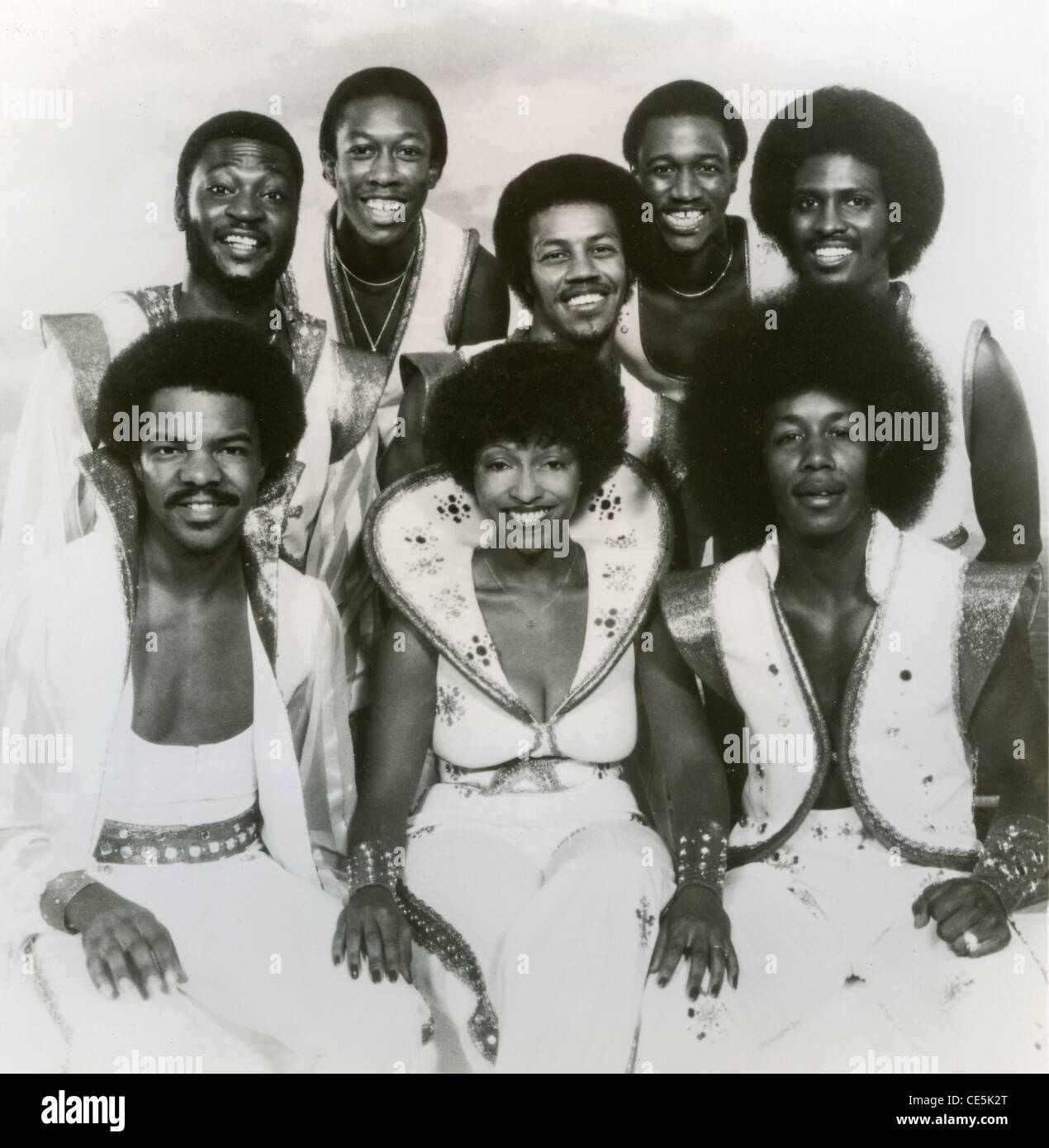 MIDNIGHT STAR Promotional photo of US vocal group about 1985 Stock ...