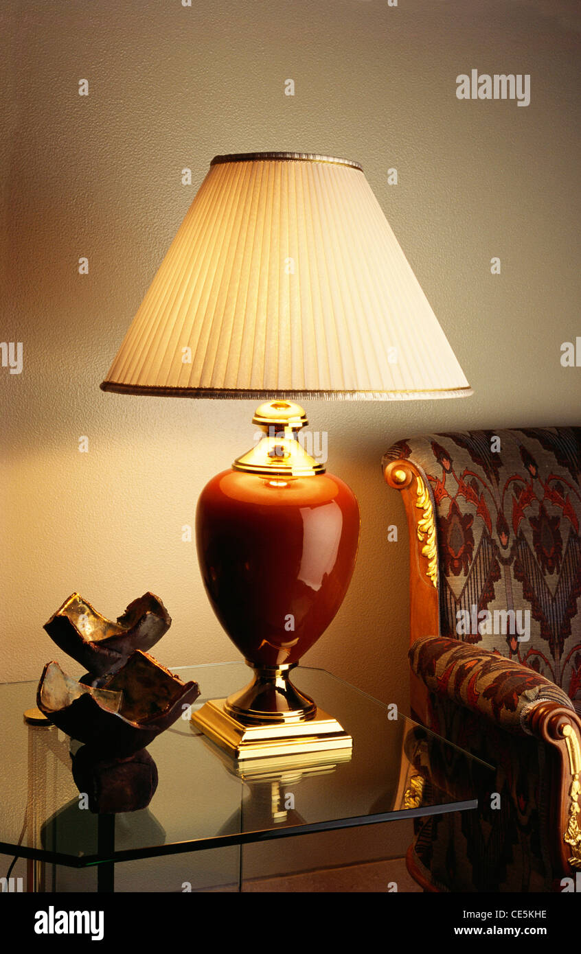 Table lamp shade Stock Photo - Alamy