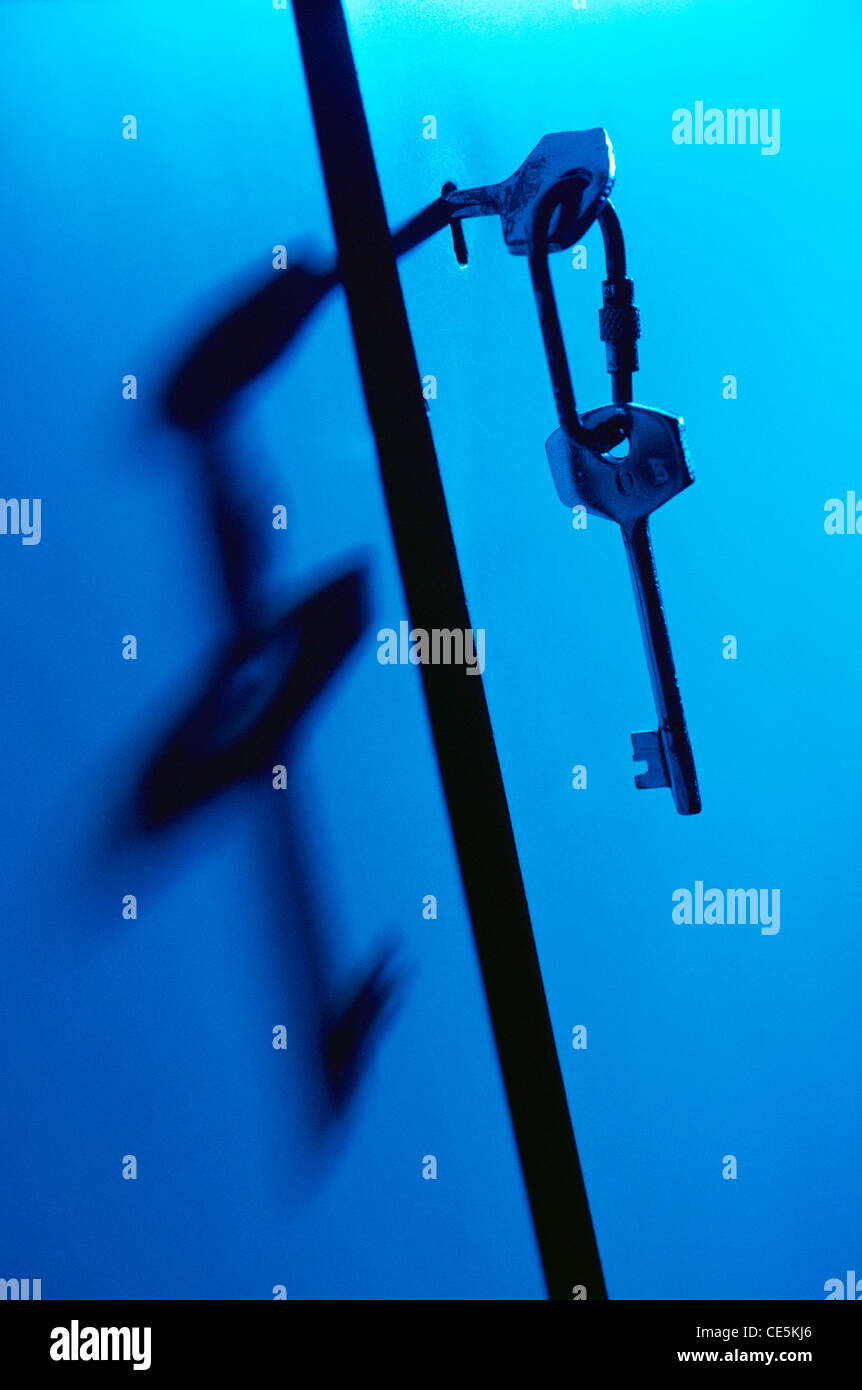 Key in keyhole Stock Photo - Alamy