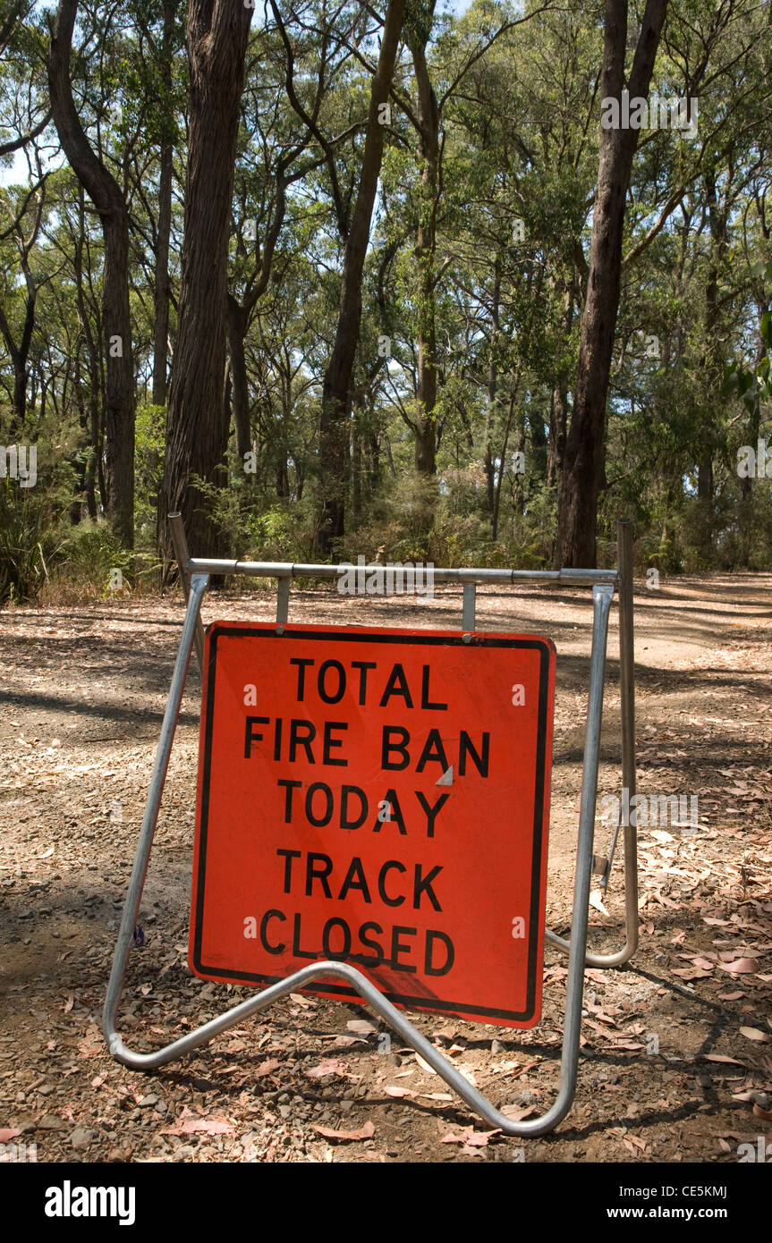 Australia fire danger sign hi-res stock photography and images - Alamy