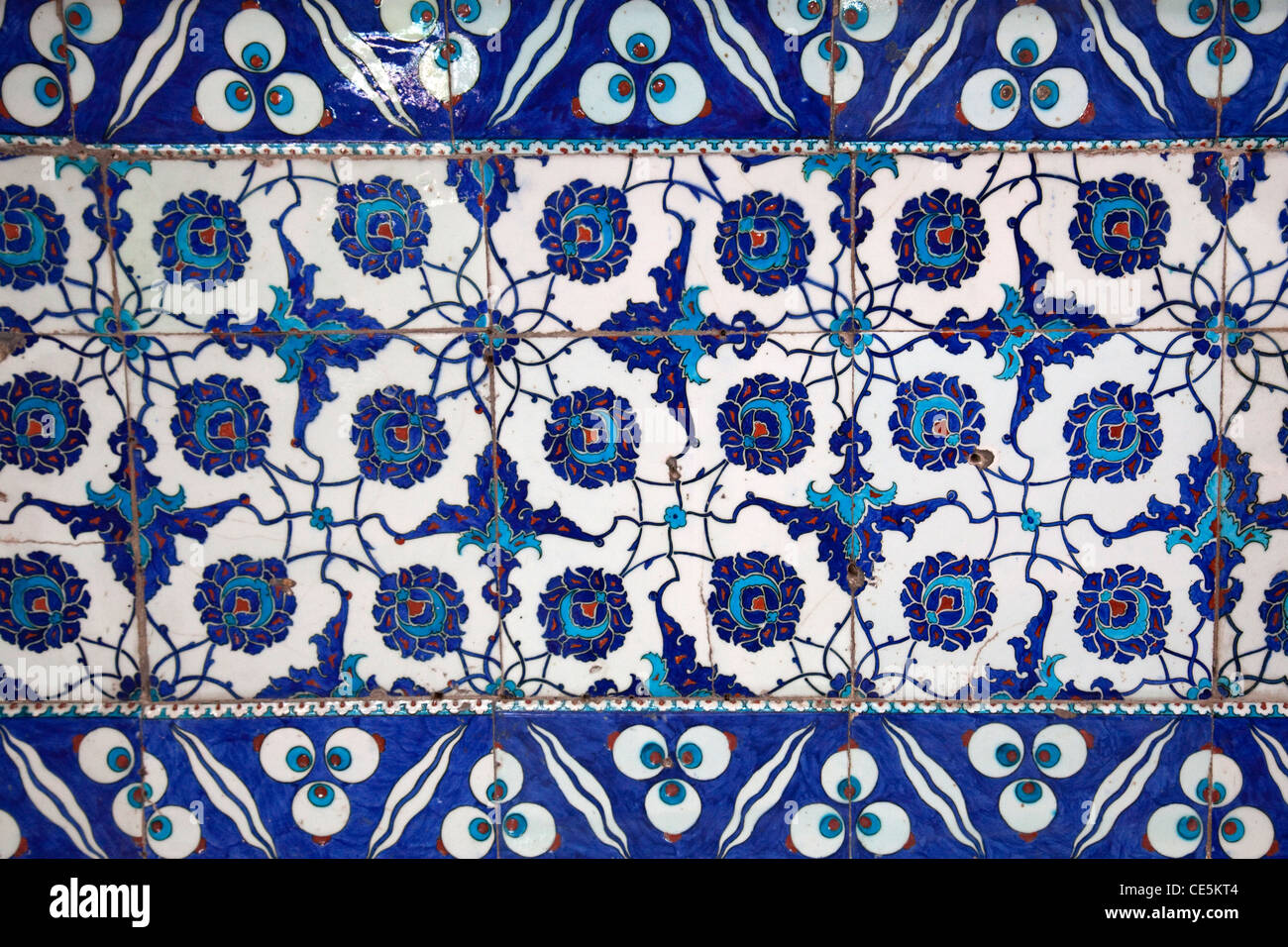 IZNIK TILES TOPKAPI ISTANBUL Stock Photo - Alamy