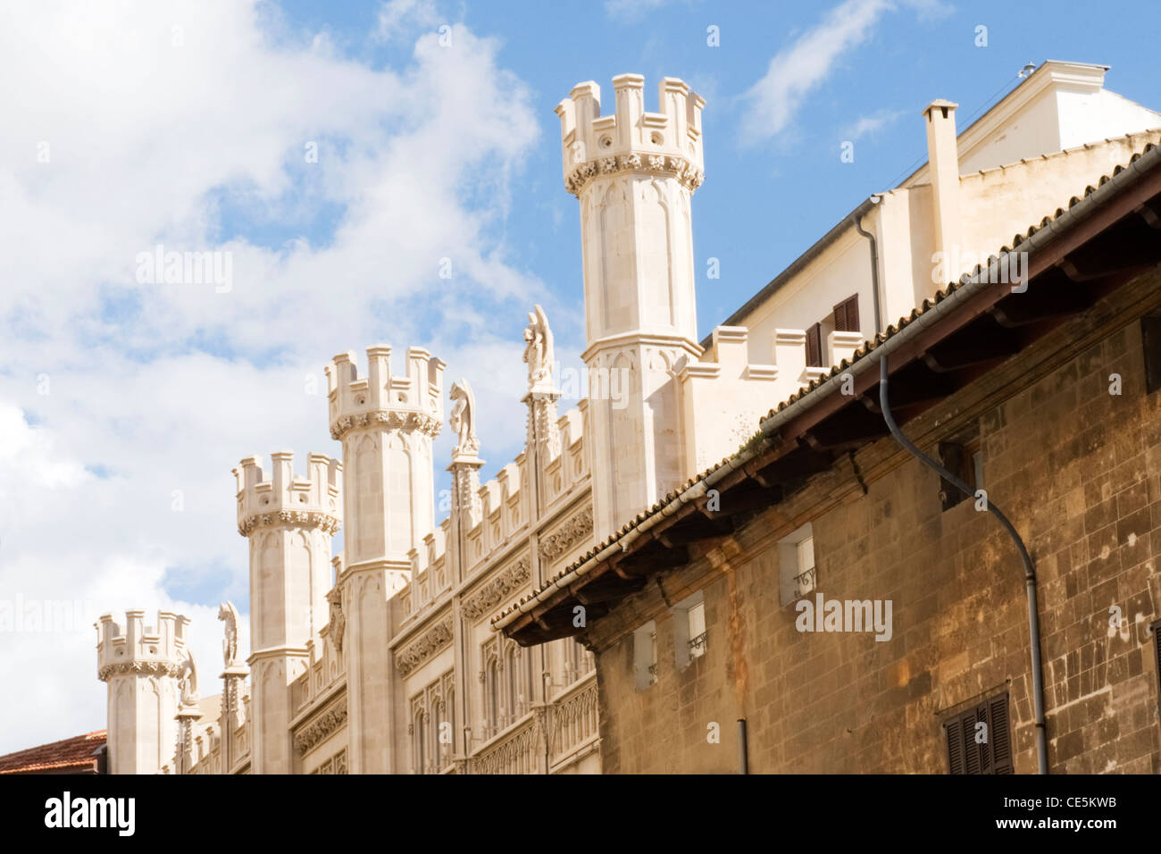 Spain Espana Balearics Balearic Islands Mallorca Majorca Palma roof ...