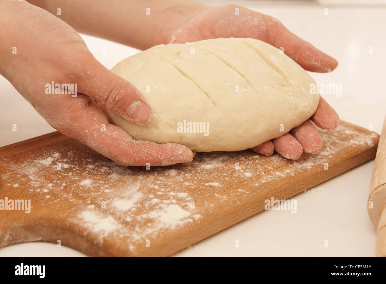 Shaping pizza hi-res stock photography and images - Alamy