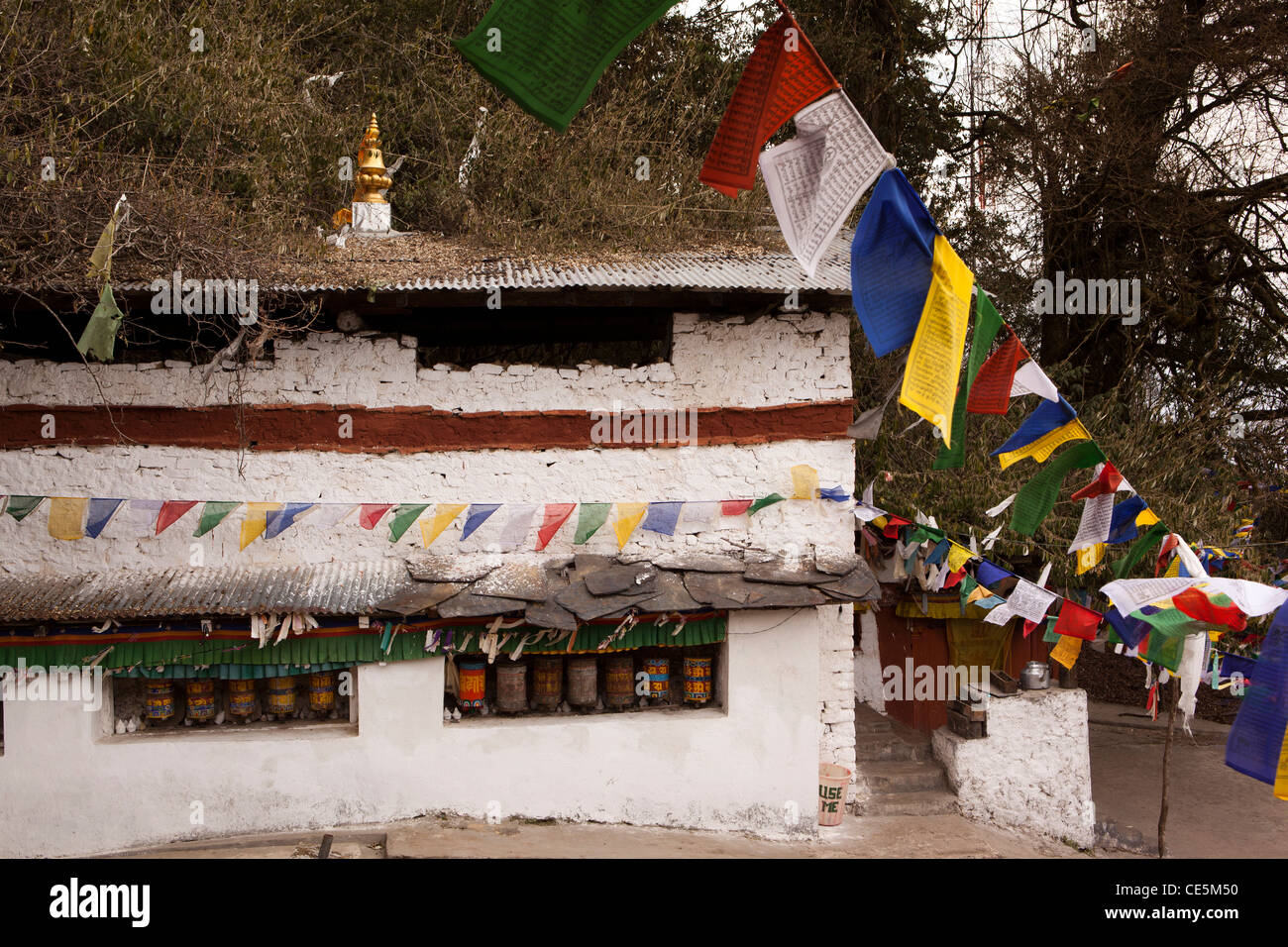 India, Arunachal Pradesh, Tawang, Thongmen Gompa, remote, little ...