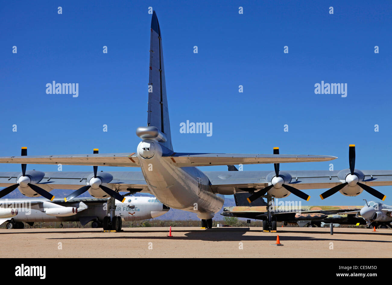 The Convair B-36 Peacemaker strategic bomber aircraft on display at ...