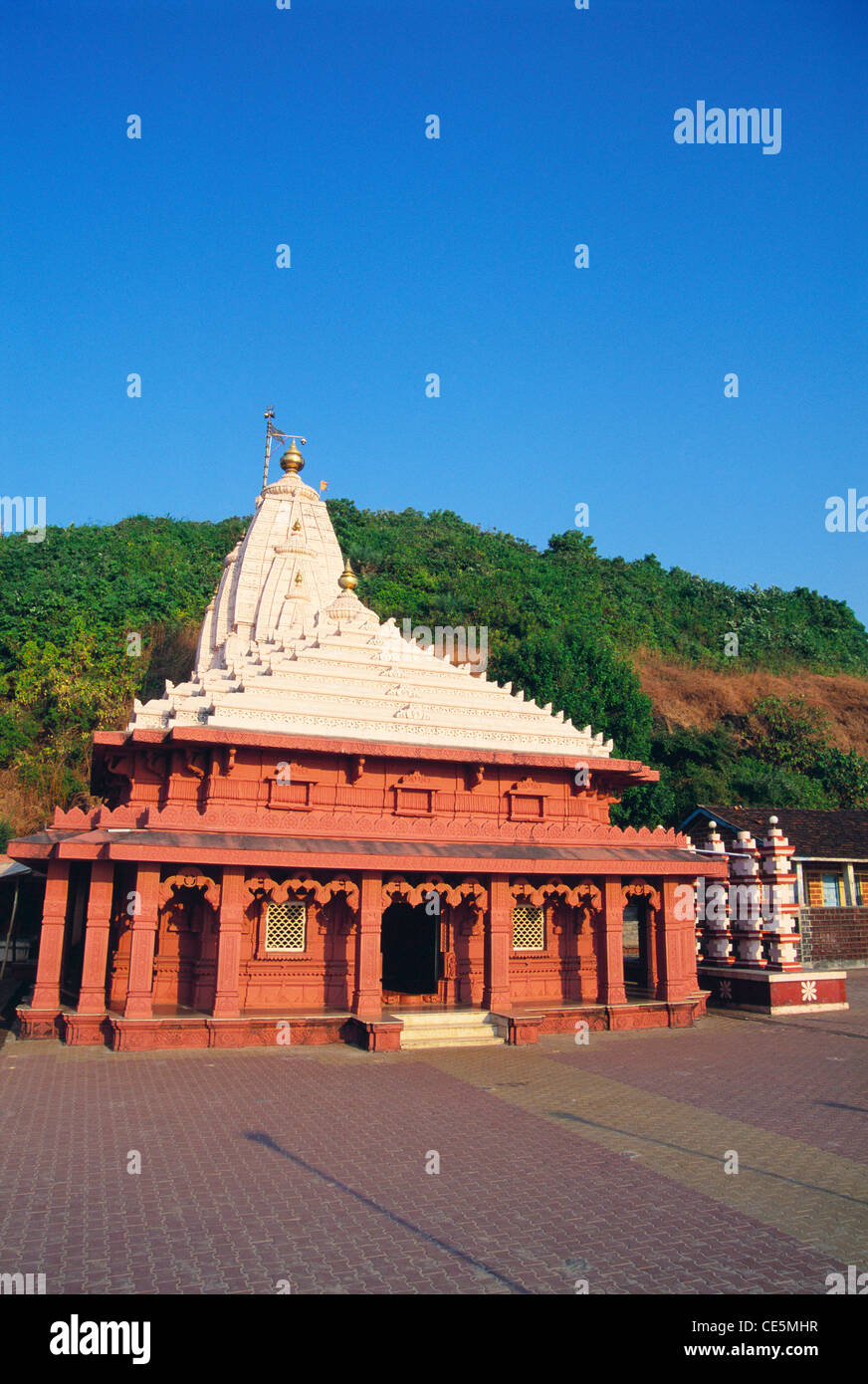 Ganesh Temple ; Ganpatipule ; Ratnagiri district ; Konkan coast ...