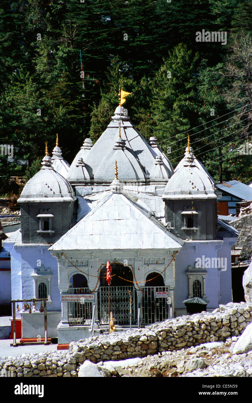 Temple of river Ganga Gangotri ; Uttaranchal ; India Stock Photo - Alamy