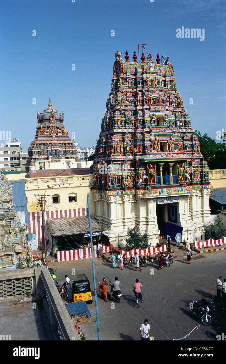 Koodal Azhagar Vishnu Temple ; Madurai ; Tamil Nadu ; India ; Asia Stock Photo - Alamy