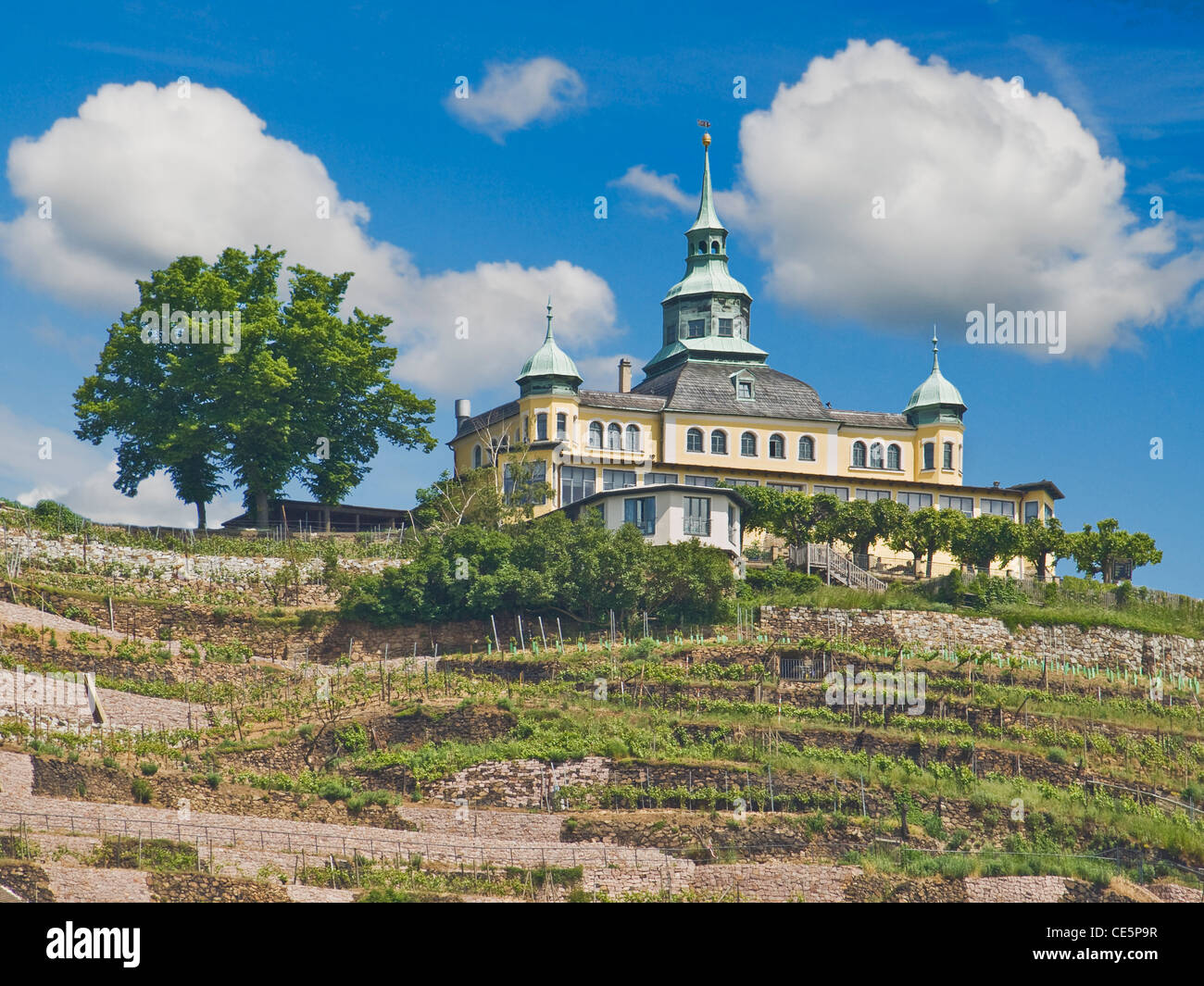 Spitz House Radebeul near Dresden, administrative district Meissen ...