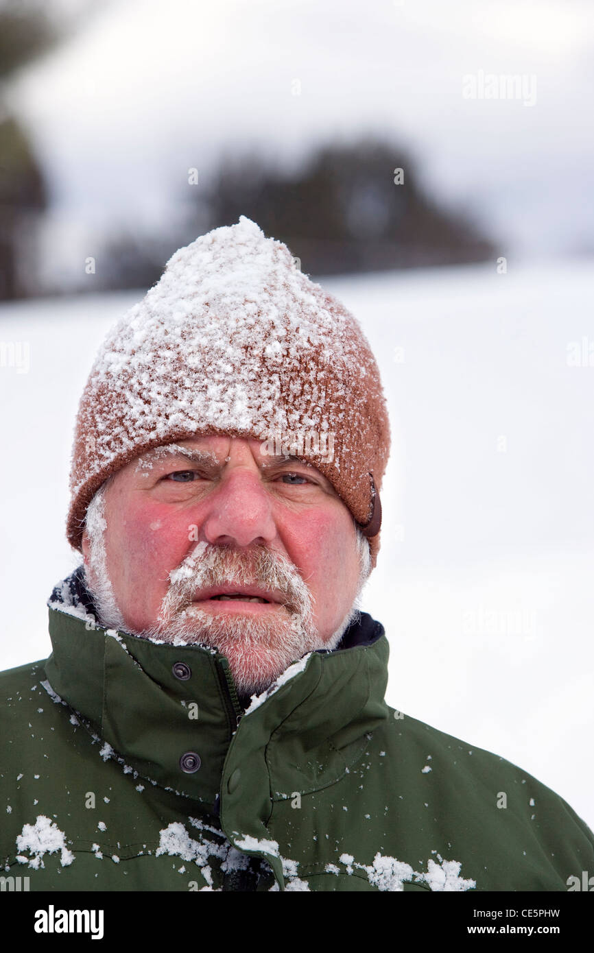 Hat covered with snow hi-res stock photography and images - Alamy