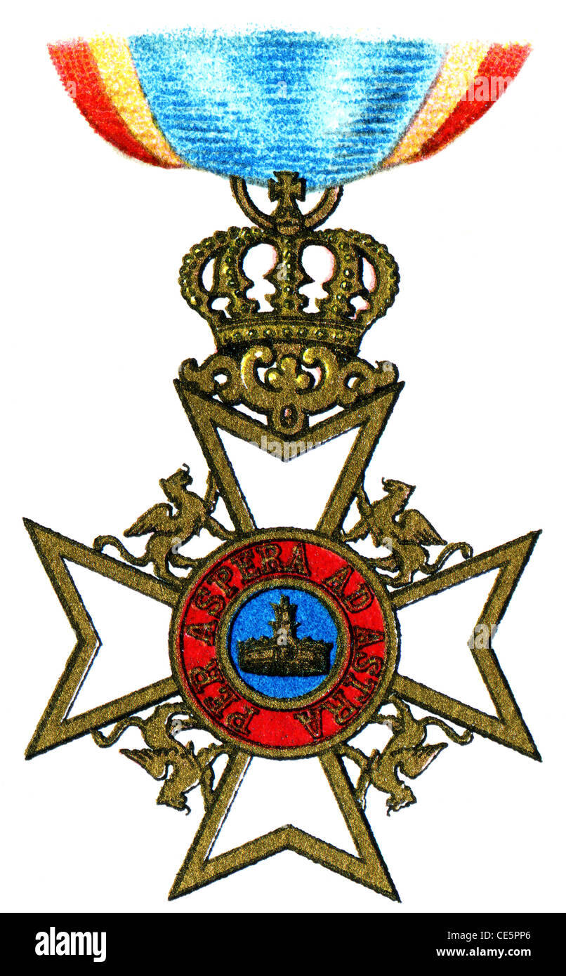 House Order of the Wendish Crown (Mecklenburg, 1864 Stock Photo - Alamy