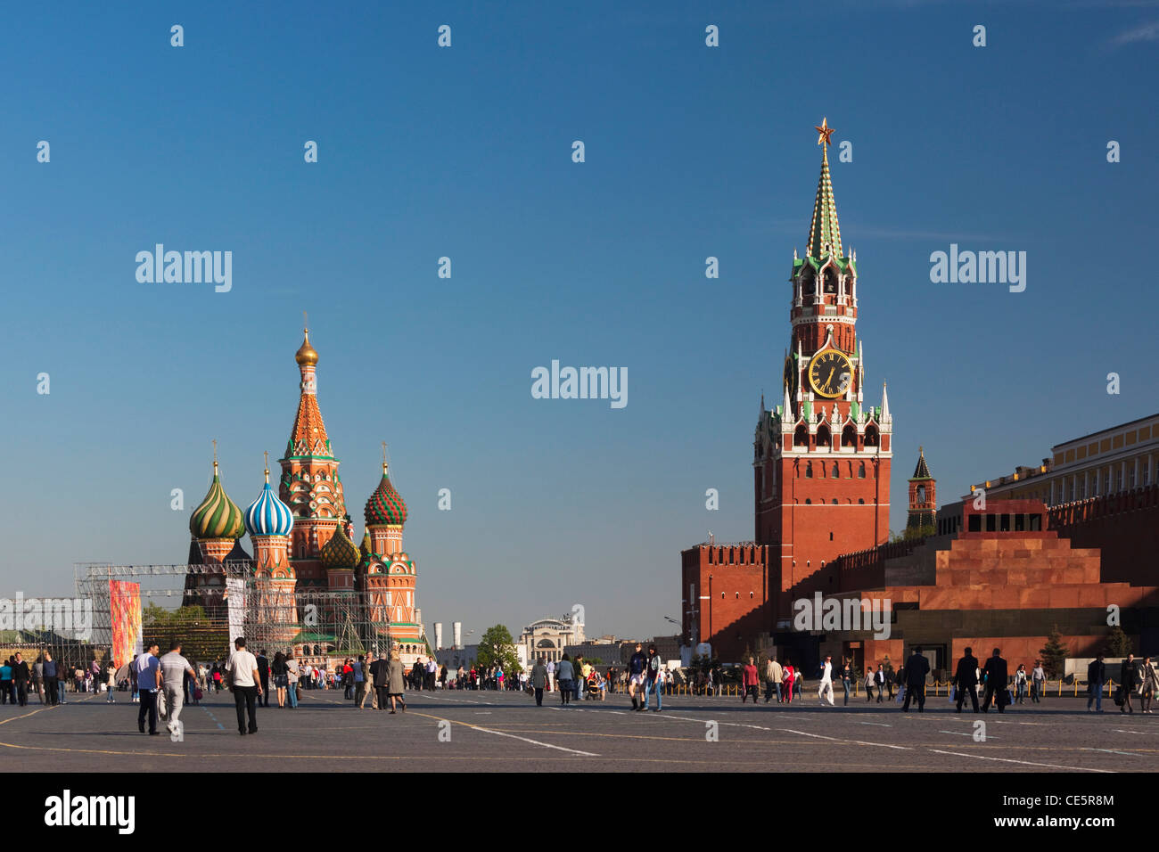 Saint st basils cathedral kremlin red square moskva hi-res stock ...