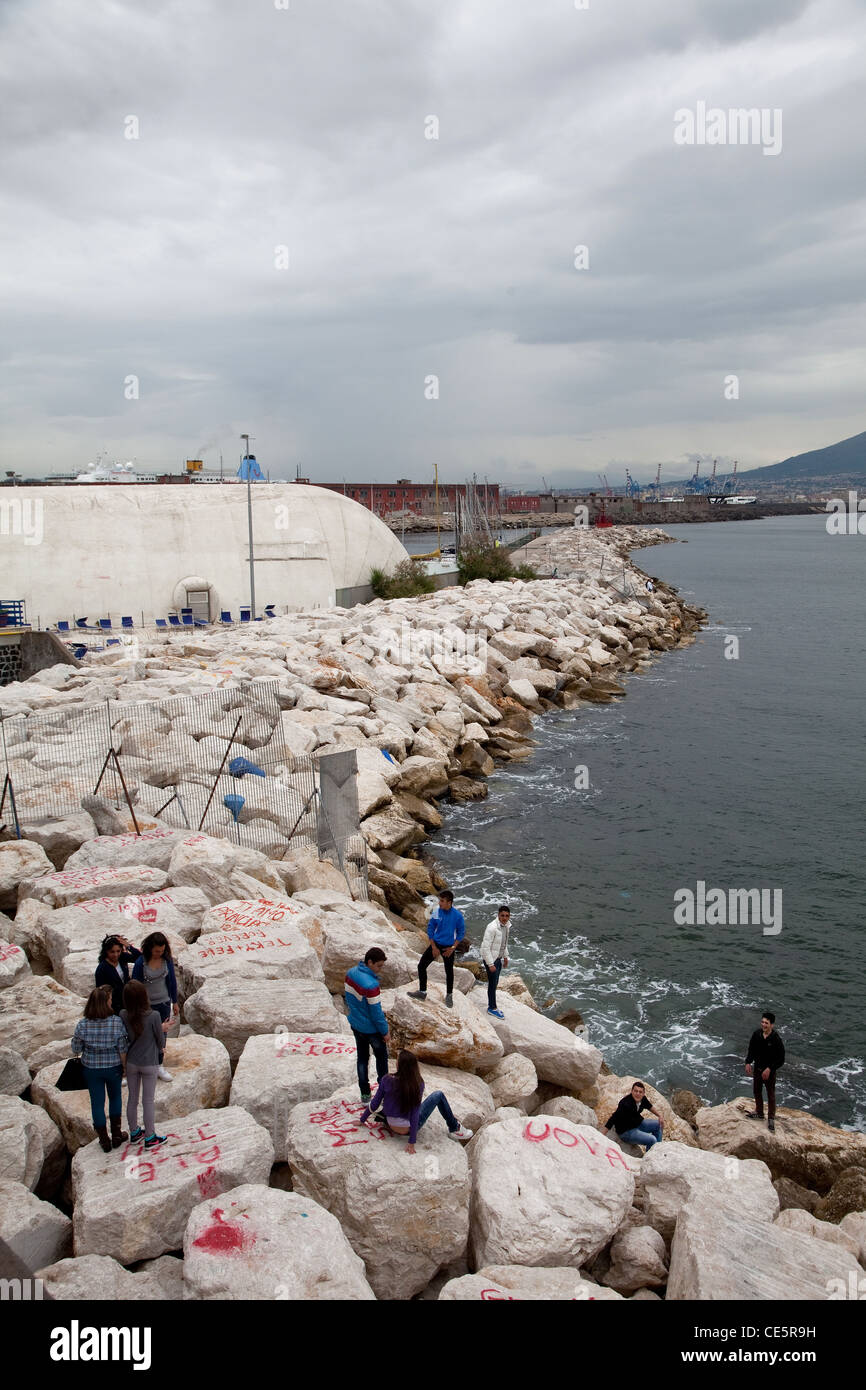 Naples harbour hi-res stock photography and images - Alamy
