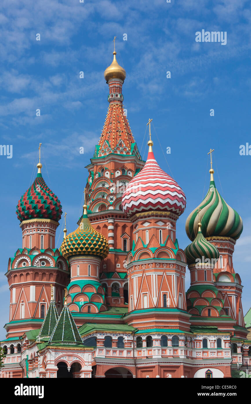 Saint st basils cathedral kremlin red square moskva hi-res stock ...