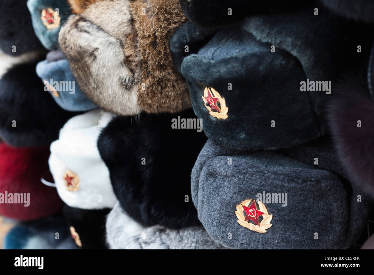 Russian hat ushanka hi-res stock photography and images - Alamy