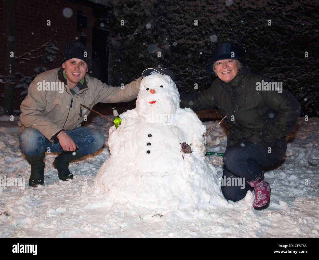 Fat snowman hi-res stock photography and images - Alamy