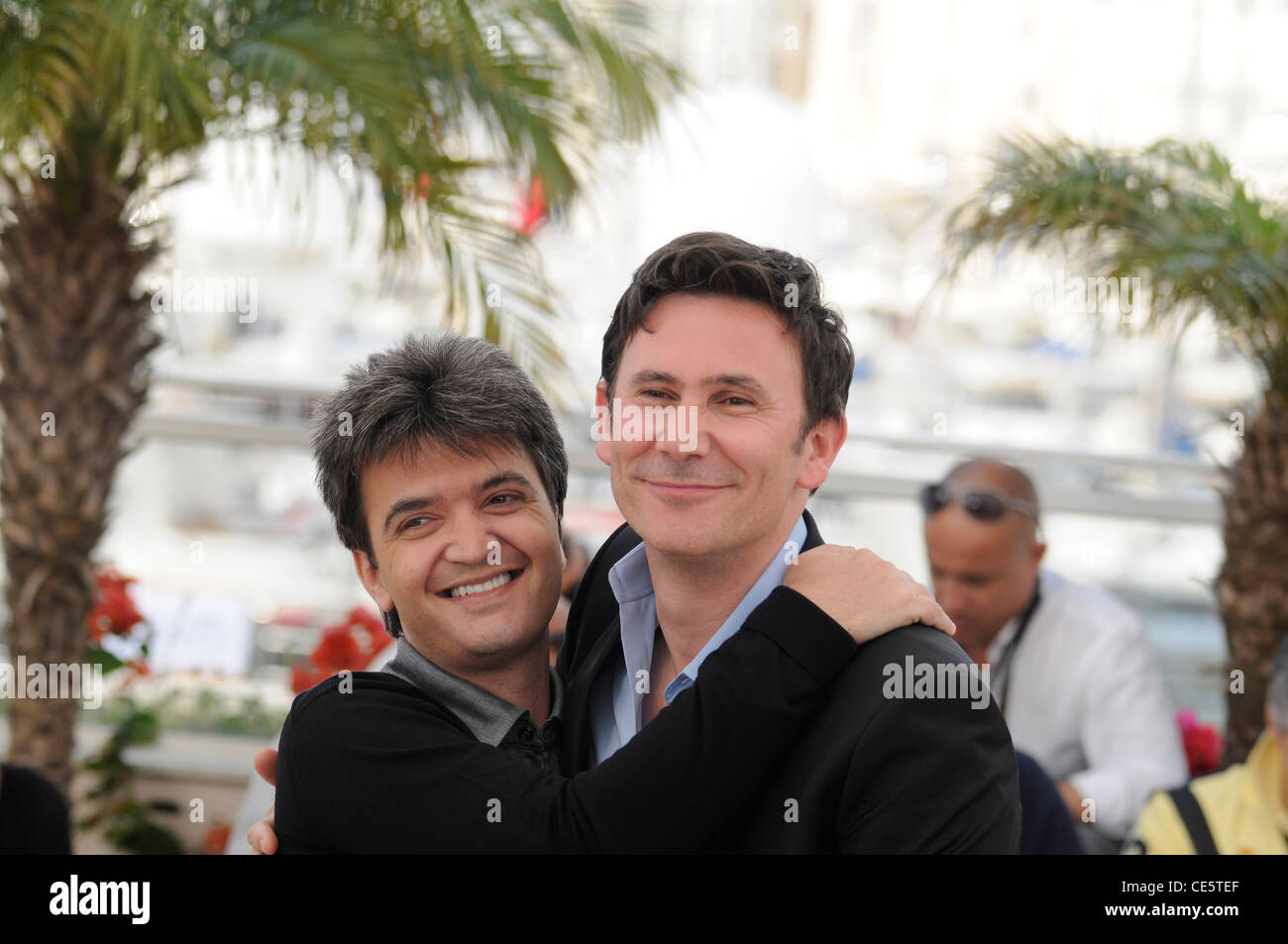 Producer thomas langmann and director michel hazanavicius hi-res stock ...