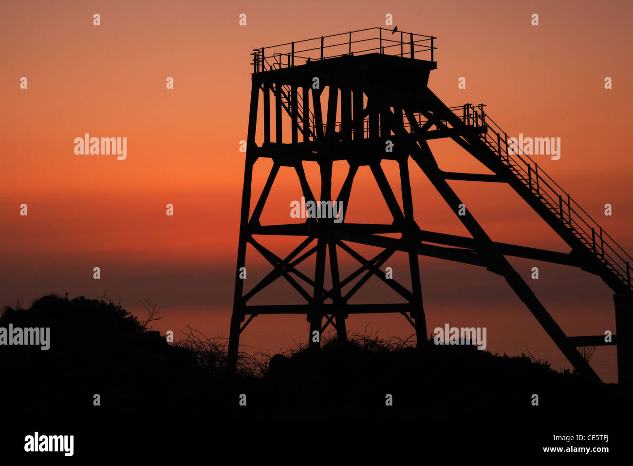 Old tin mine workings hi-res stock photography and images - Alamy