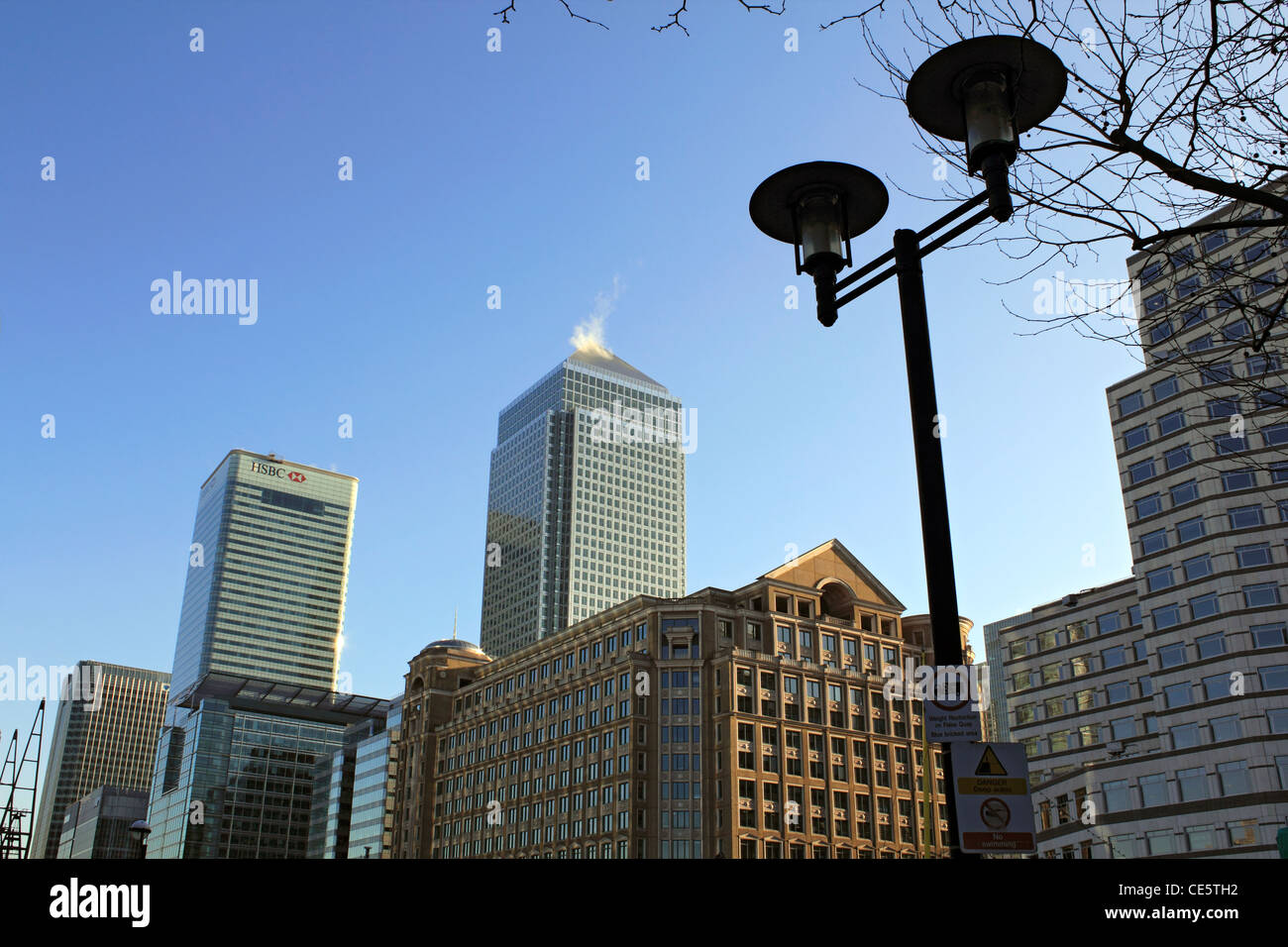 Canary Wharf Docklands, London England UK Stock Photo - Alamy