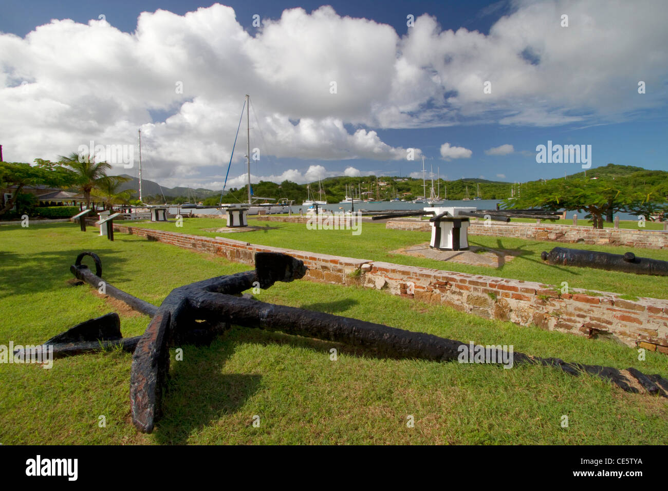 English harbour antigua nelson's hi-res stock photography and images ...