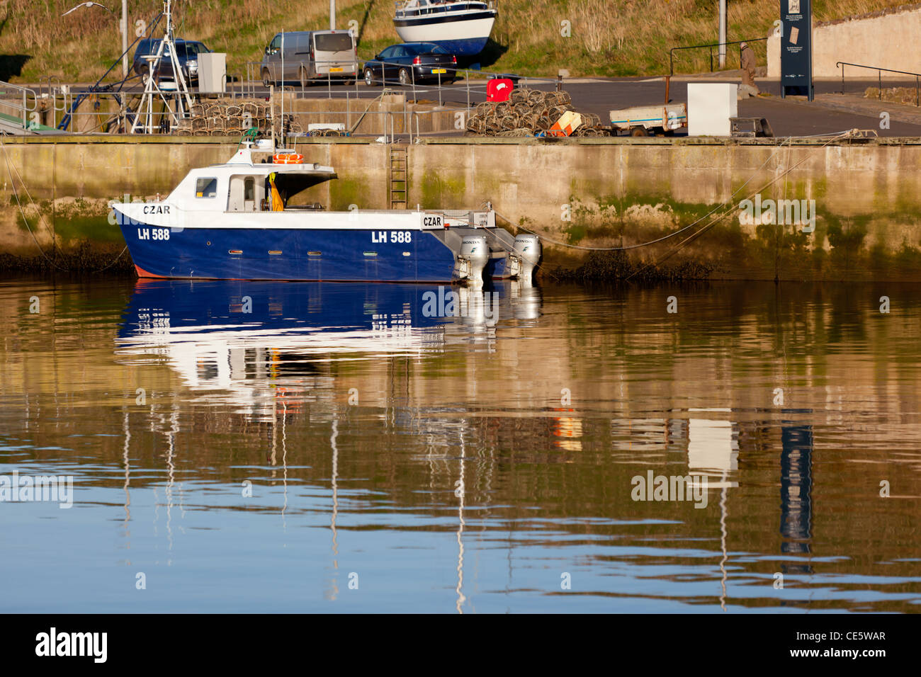 Eyemouth Harbour, Scottish Borders Stock Photo - Alamy