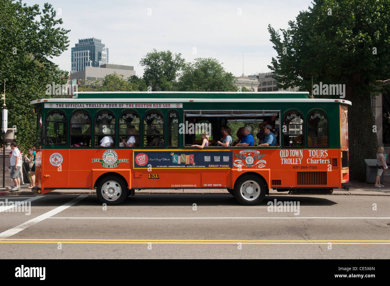 Old town trolley boston hi-res stock photography and images - Alamy