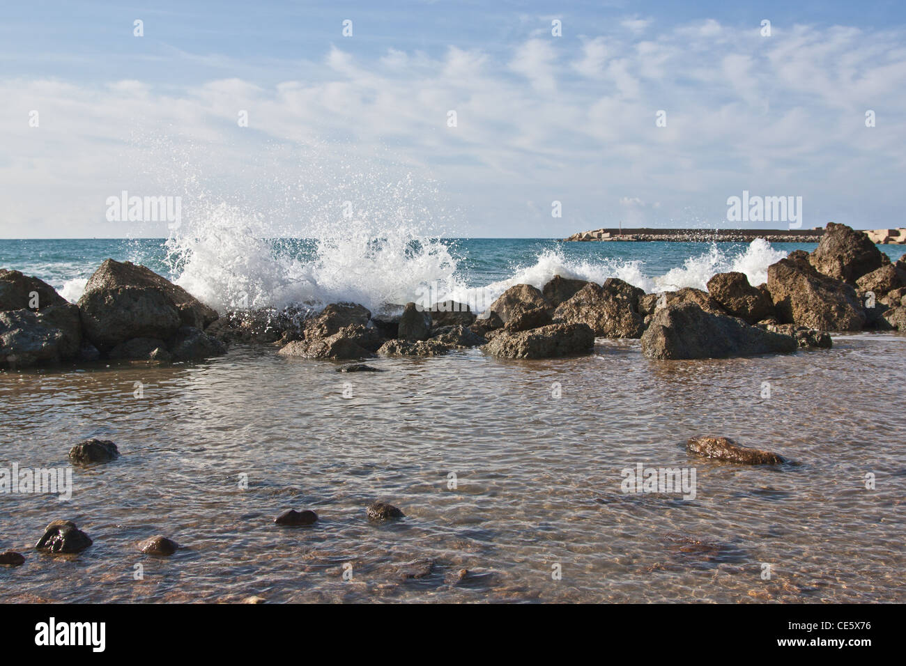 Port of San Leone, Agrigento - Sicily Stock Photo - Alamy