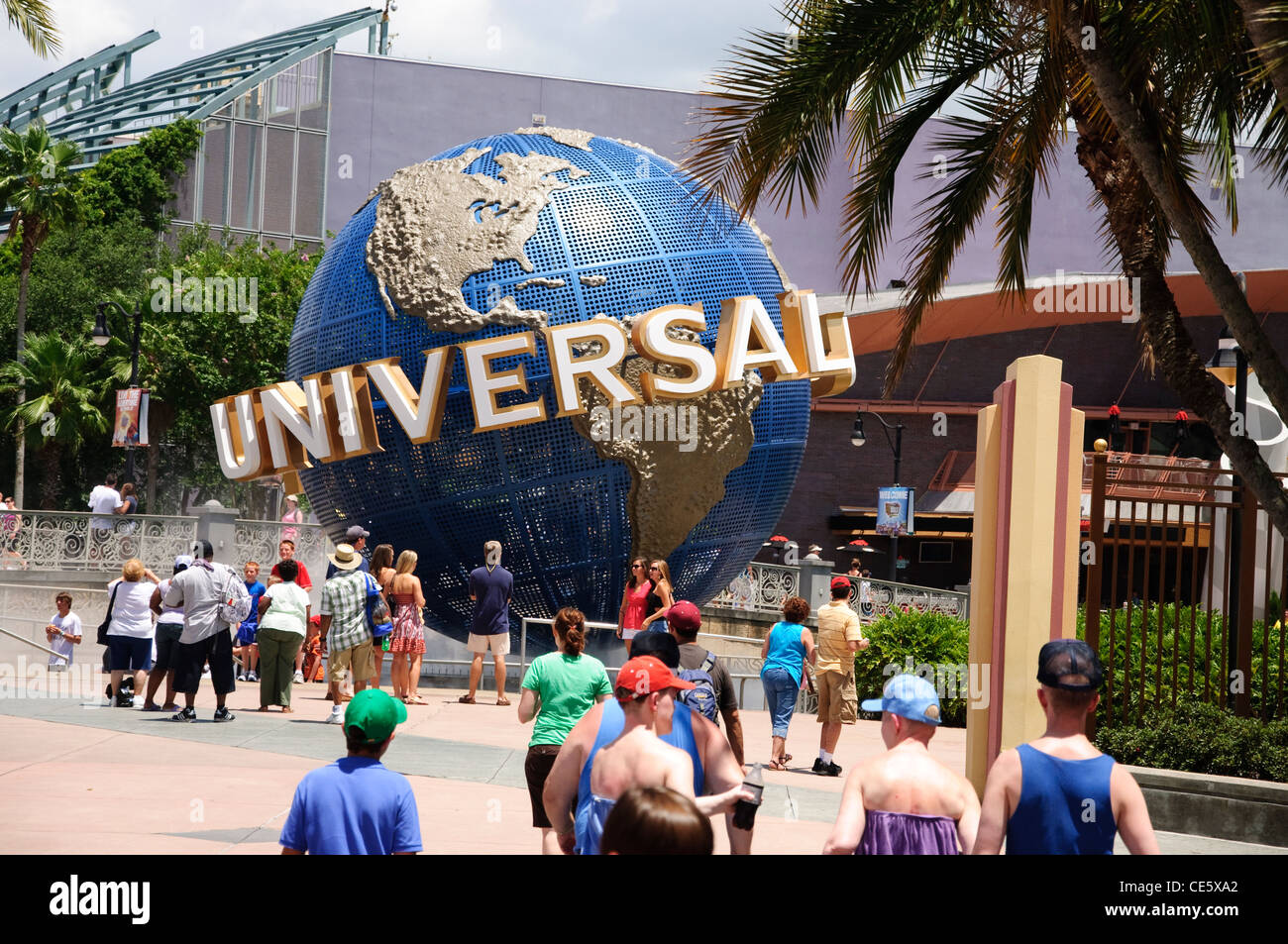 Universal orlando globe hi-res stock photography and images - Alamy