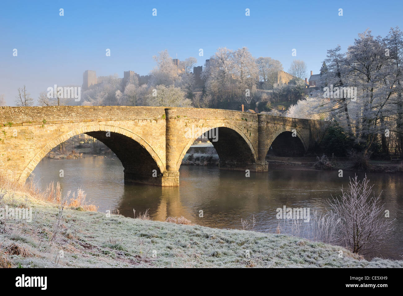 Dinham Bridge over the river teme, Ludlow, Shropshire Stock Photo - Alamy