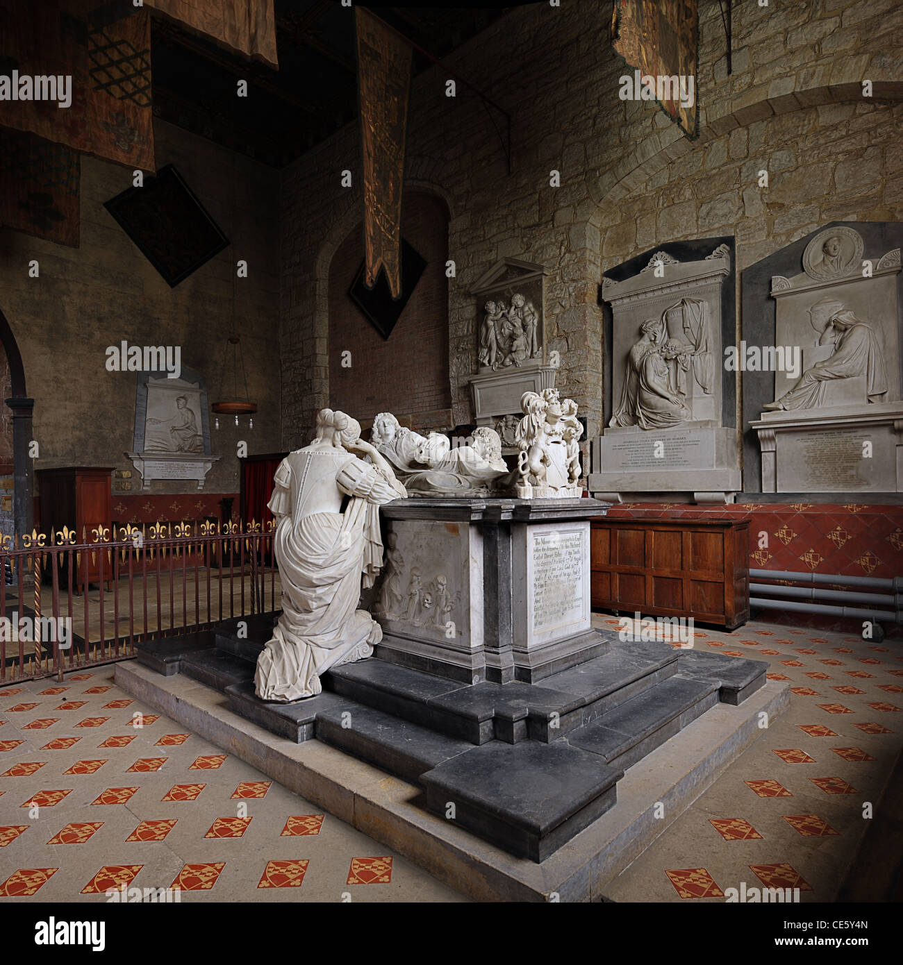 Monument to Thomas Sackville by Caius Cibber, Church of St Michael ...