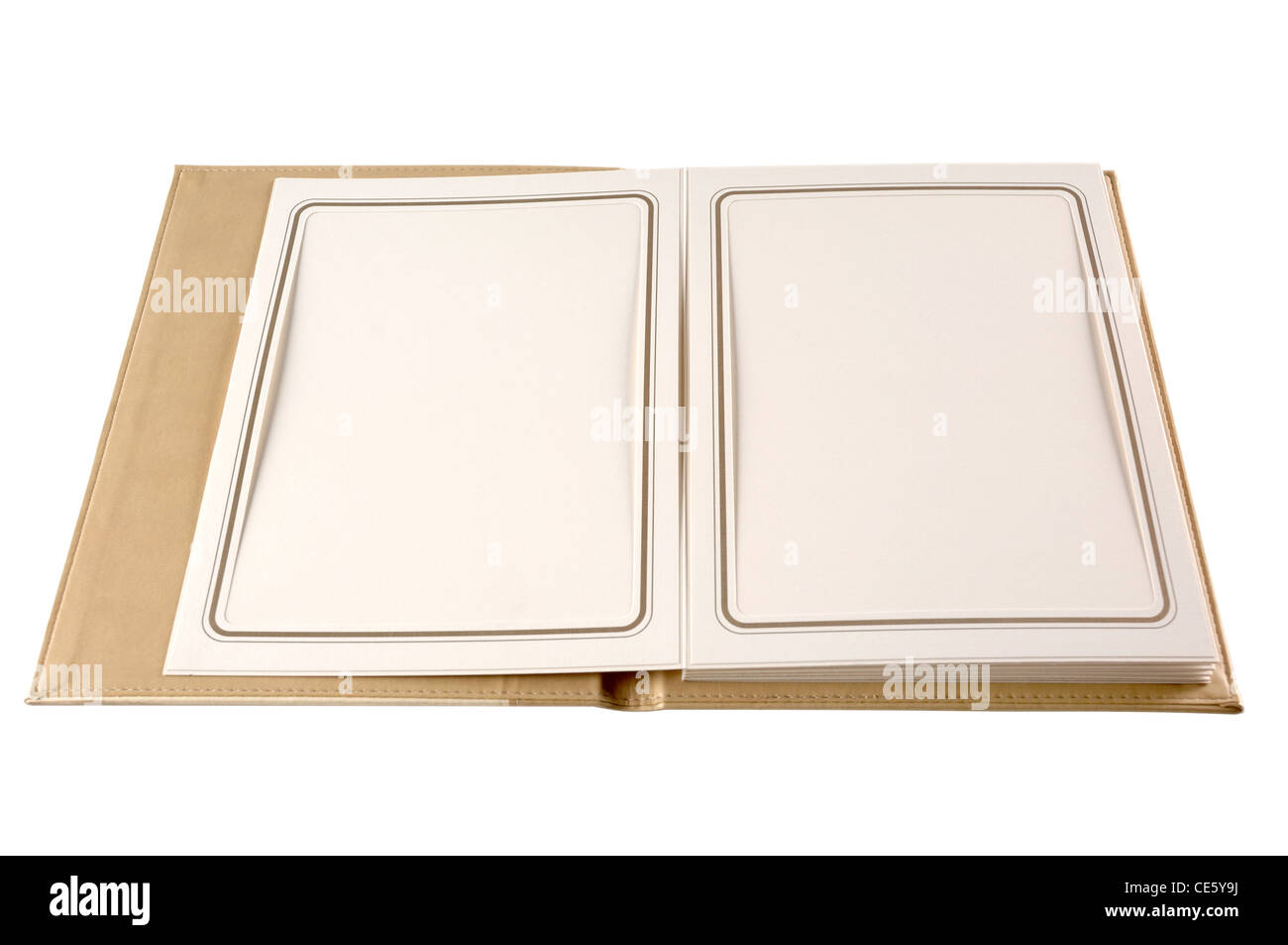 Blank photo album hi-res stock photography and images - Alamy