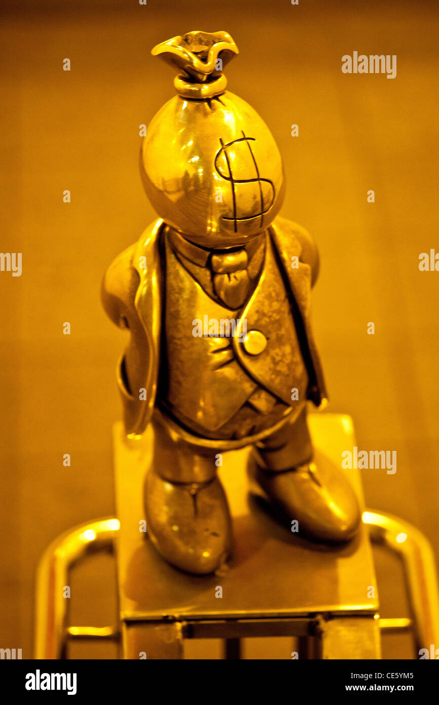 An installation by artist Tom Otterness called Life Underground at 8th ...