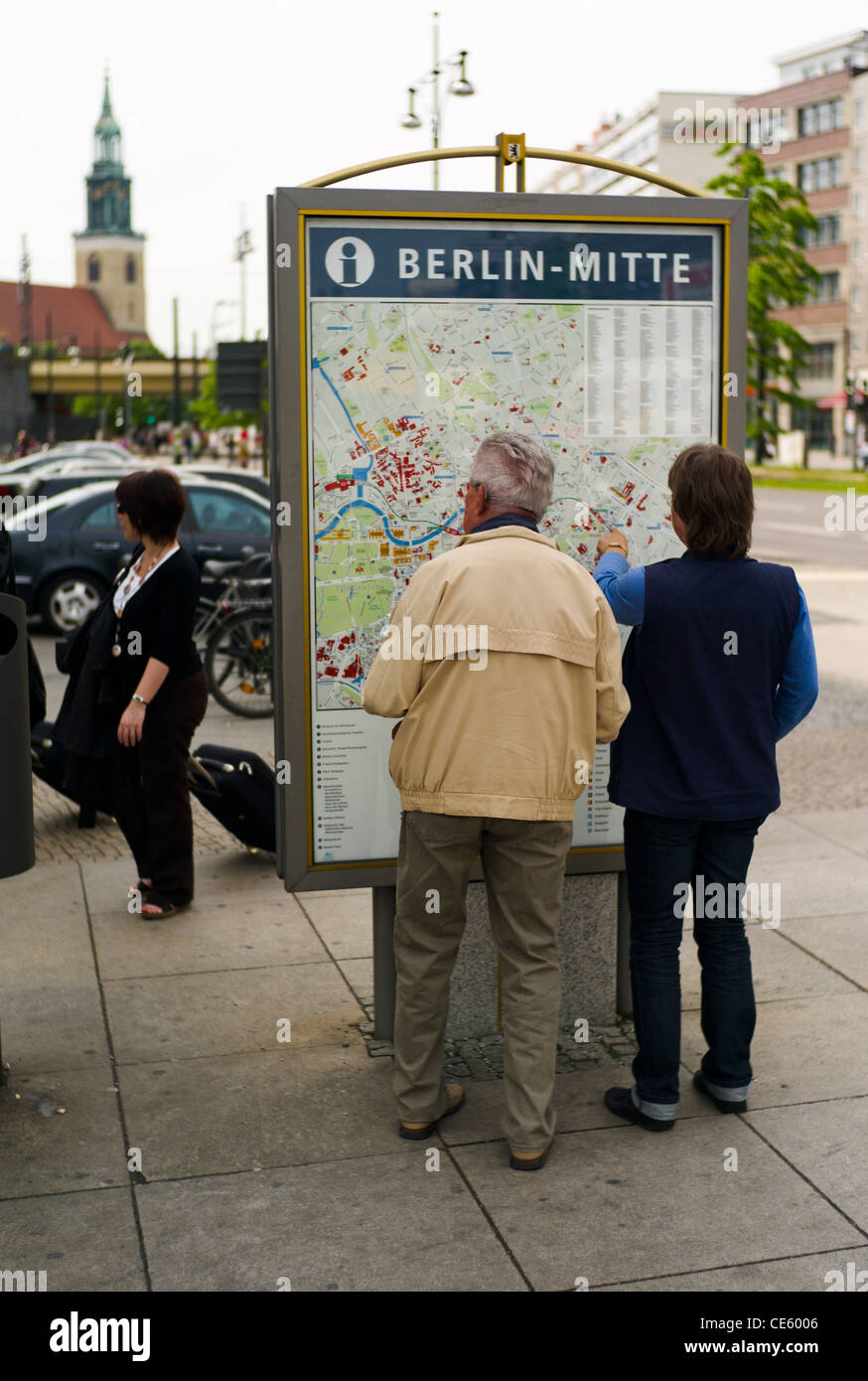 Old berlin map hi-res stock photography and images - Alamy