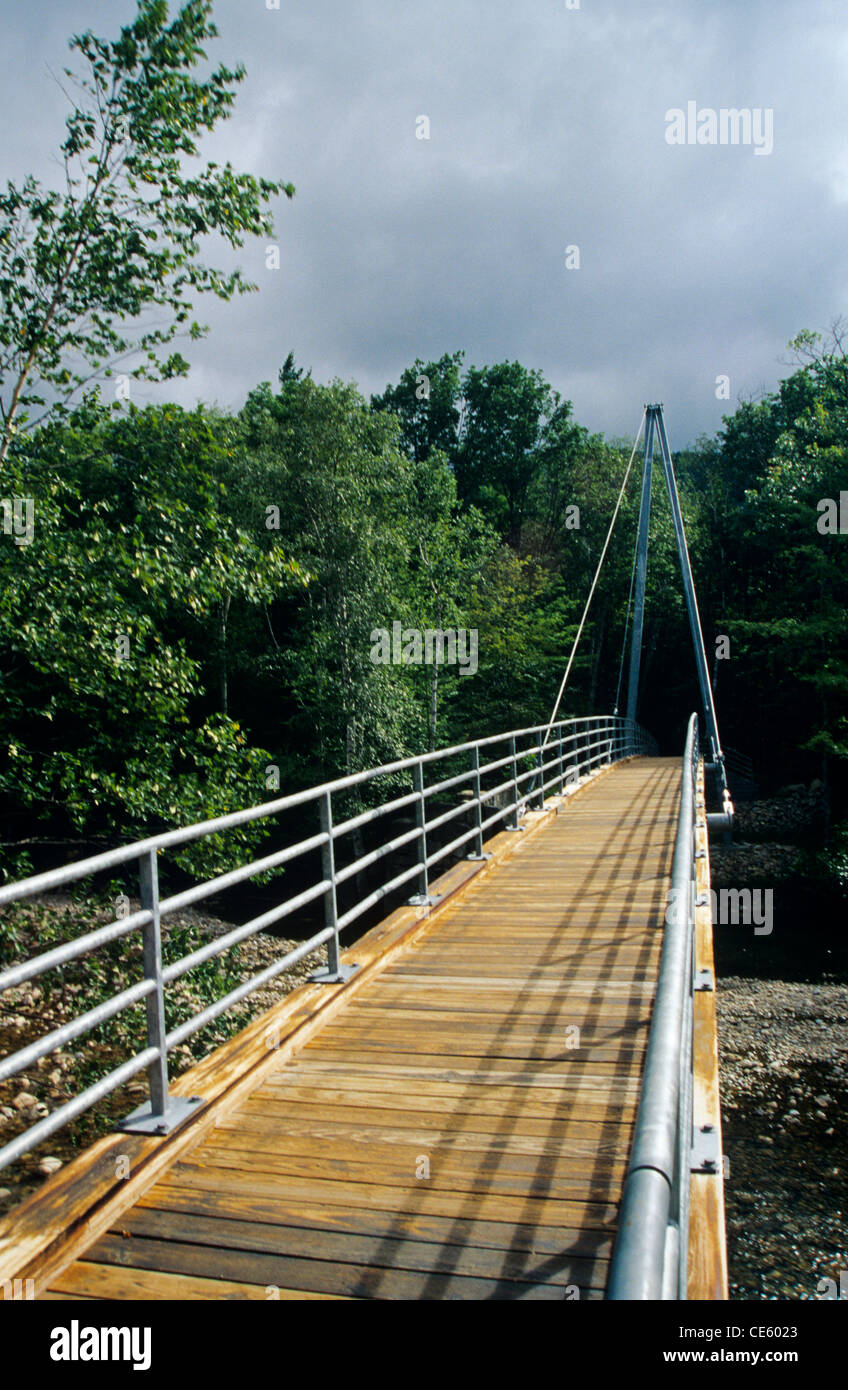 Crawford Notch State Park - Bemis Bridge, which the Saco River along ...