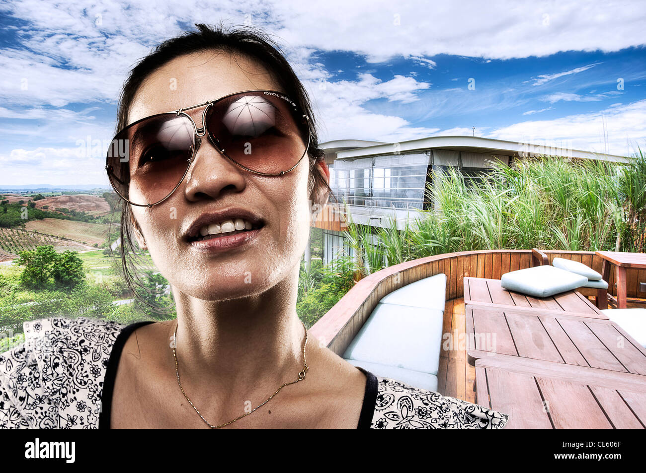 Thai girl model hi-res stock photography and images - Alamy